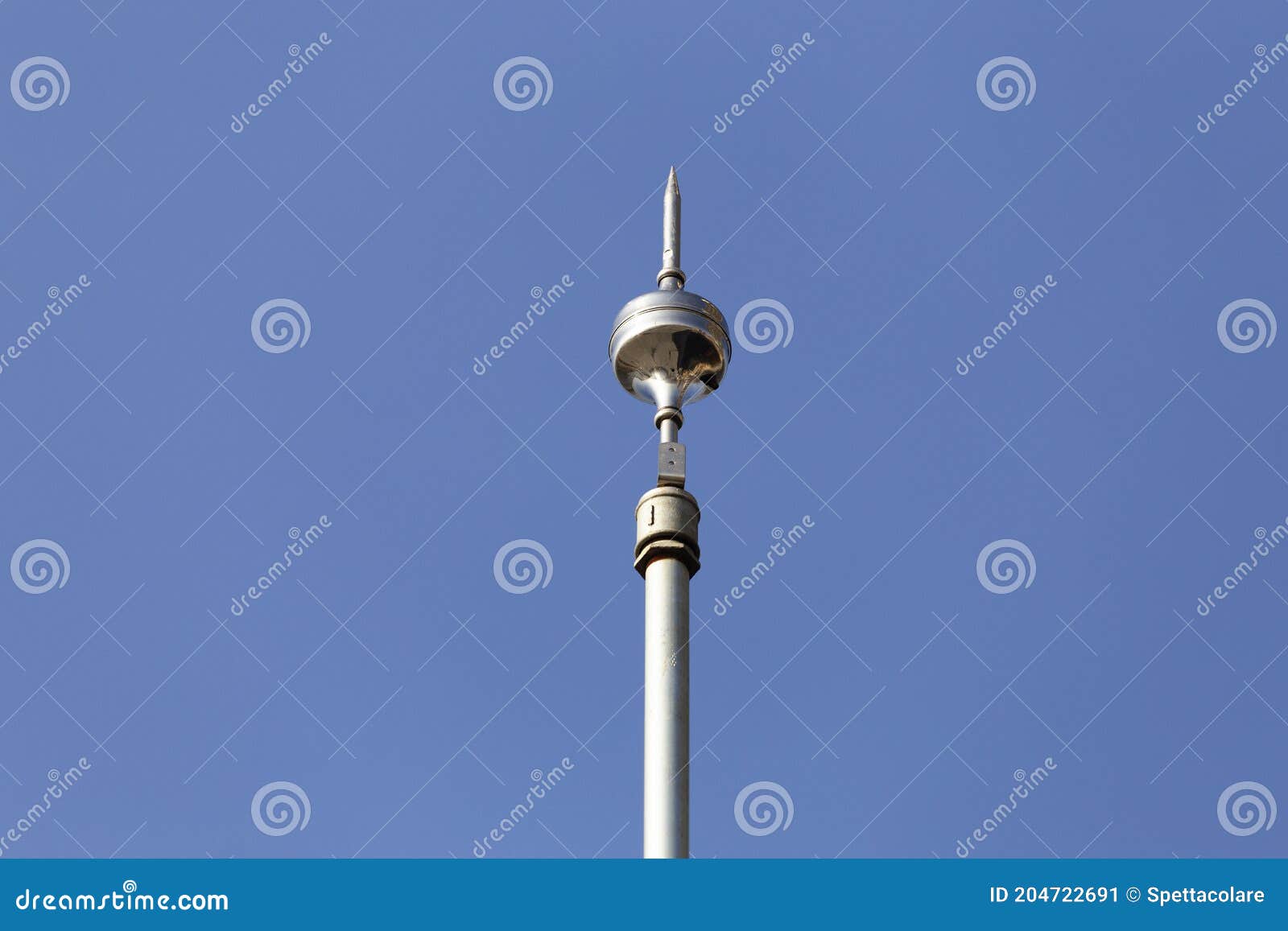 Lightning Rod or Lightning Conductor Stock Image - Image of conductor ...