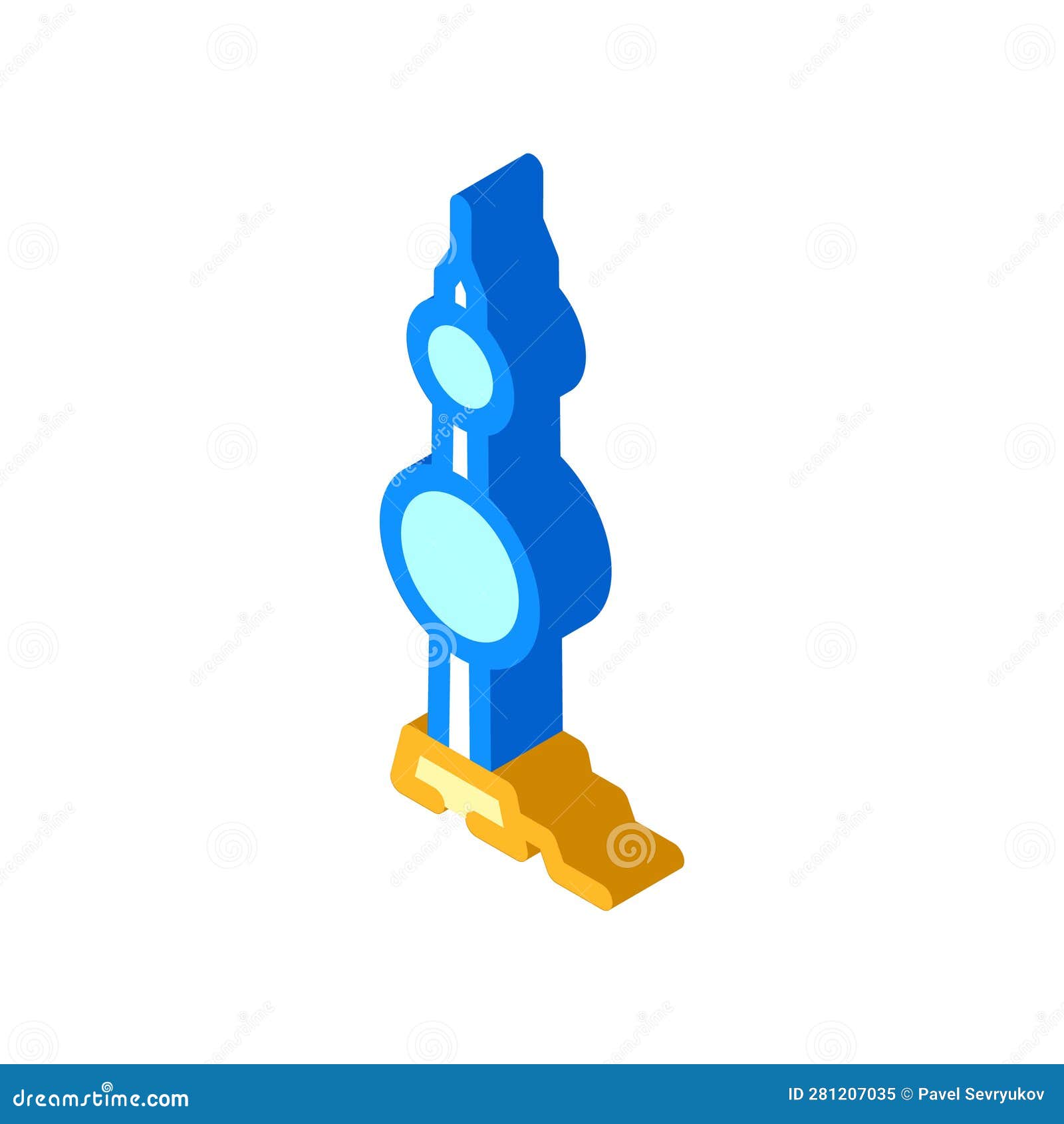 Lightning Rod Electrical Engineer Isometric Icon Vector Illustration ...