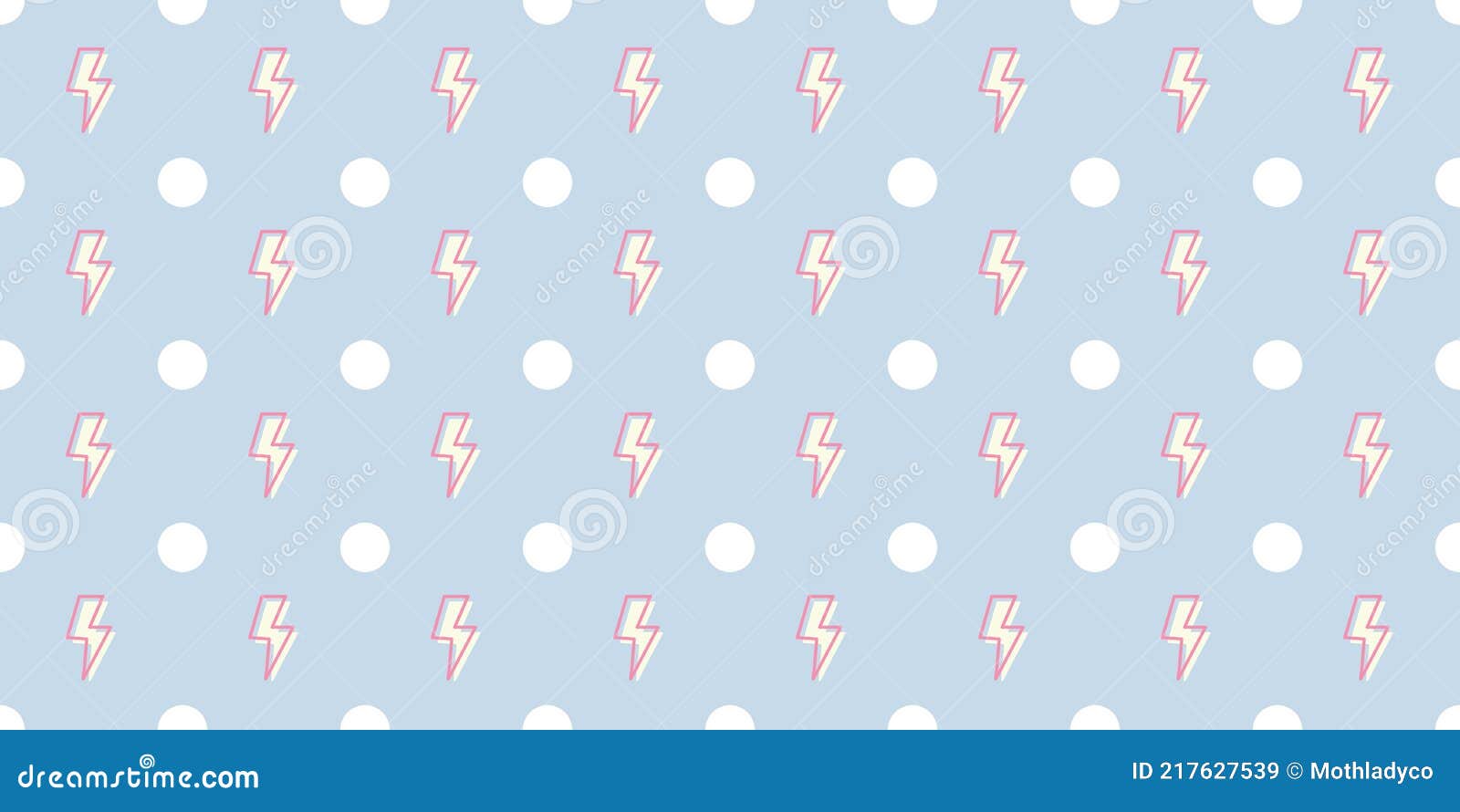 Lightning Seamless Pattern Vector Background Stock Vector ...
