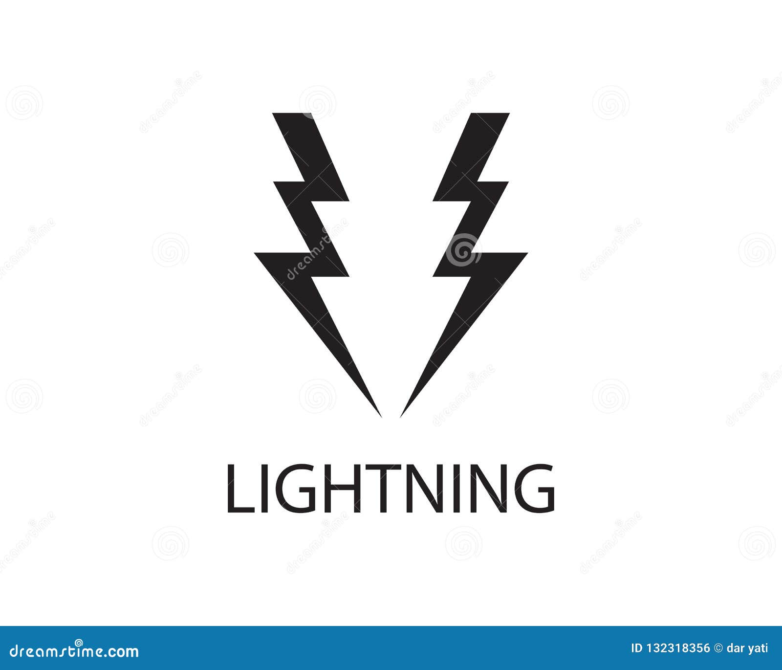 Lightning Logo Vector Illustration Stock Vector - Illustration of ...