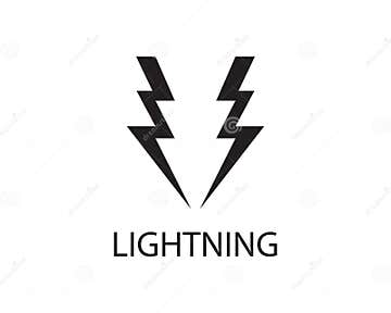 Lightning Logo Vector Illustration Stock Vector - Illustration of ...