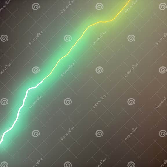 Lightning Shape Logo Style on Dark Background, Isolated. Generative AI ...