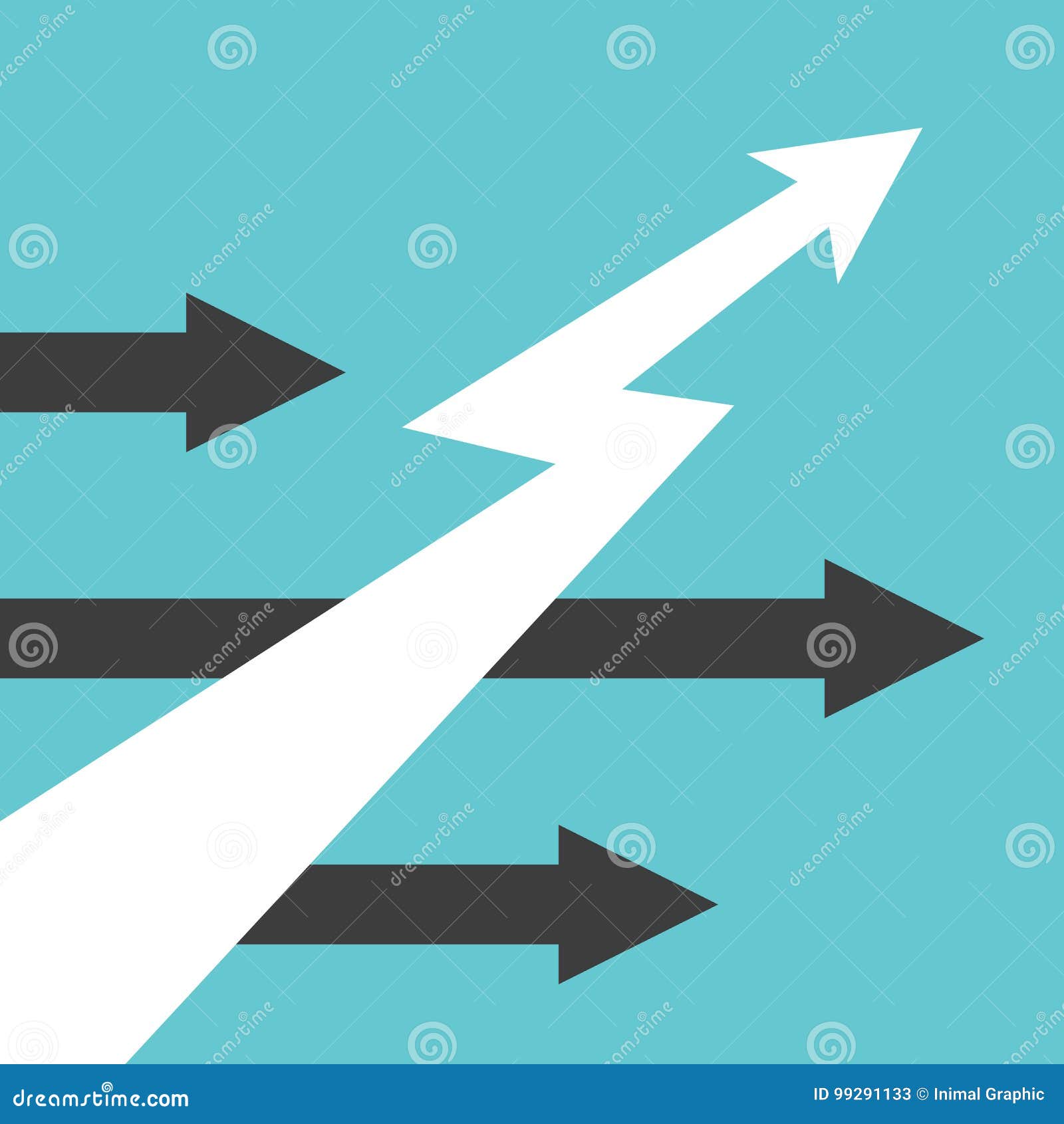 Lightning Shaped Unique Arrow Stock Illustrations – 3 Lightning Shaped ...