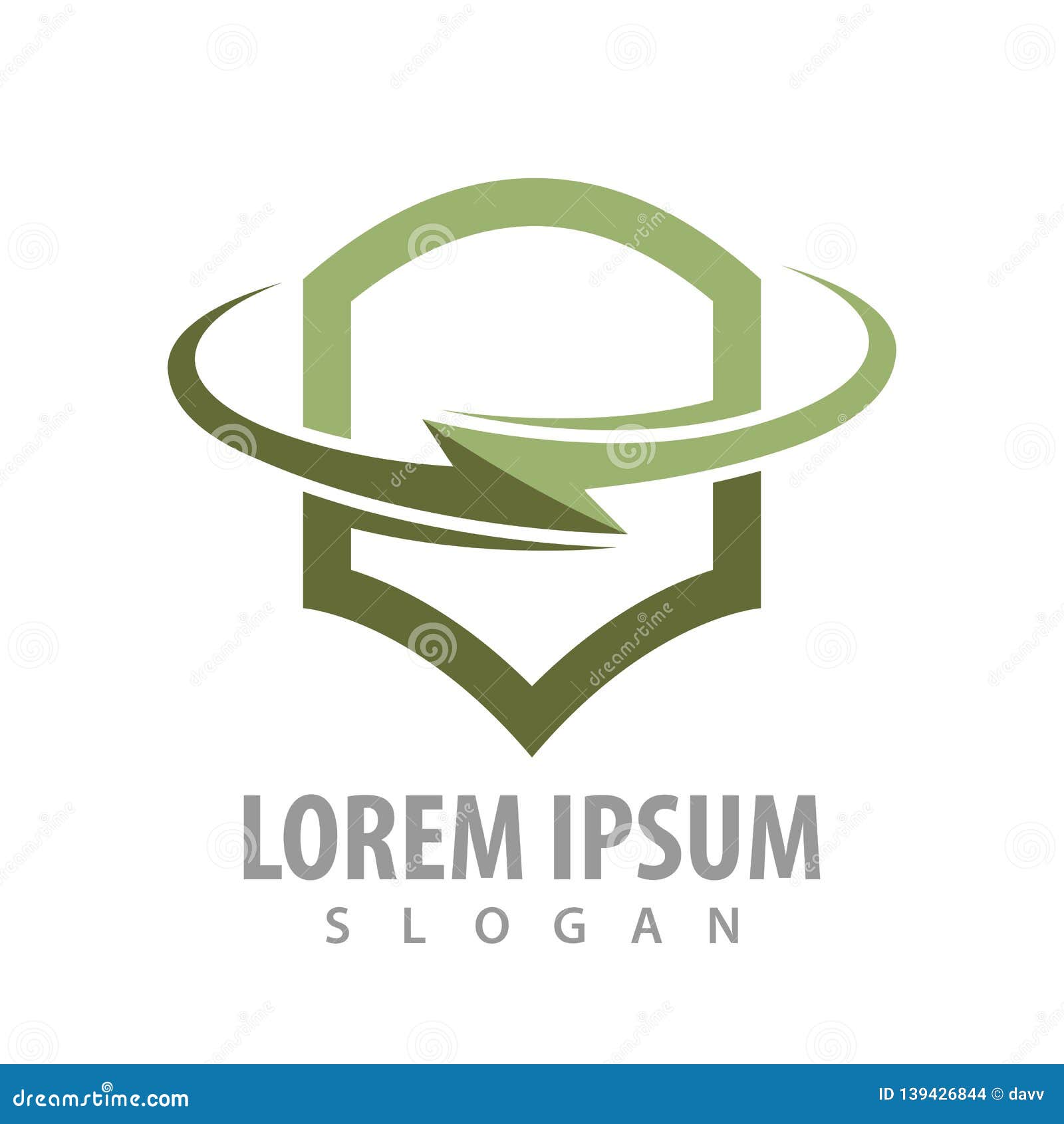 Lightning Shield Logo Concept Design. Symbol Graphic Template Element ...