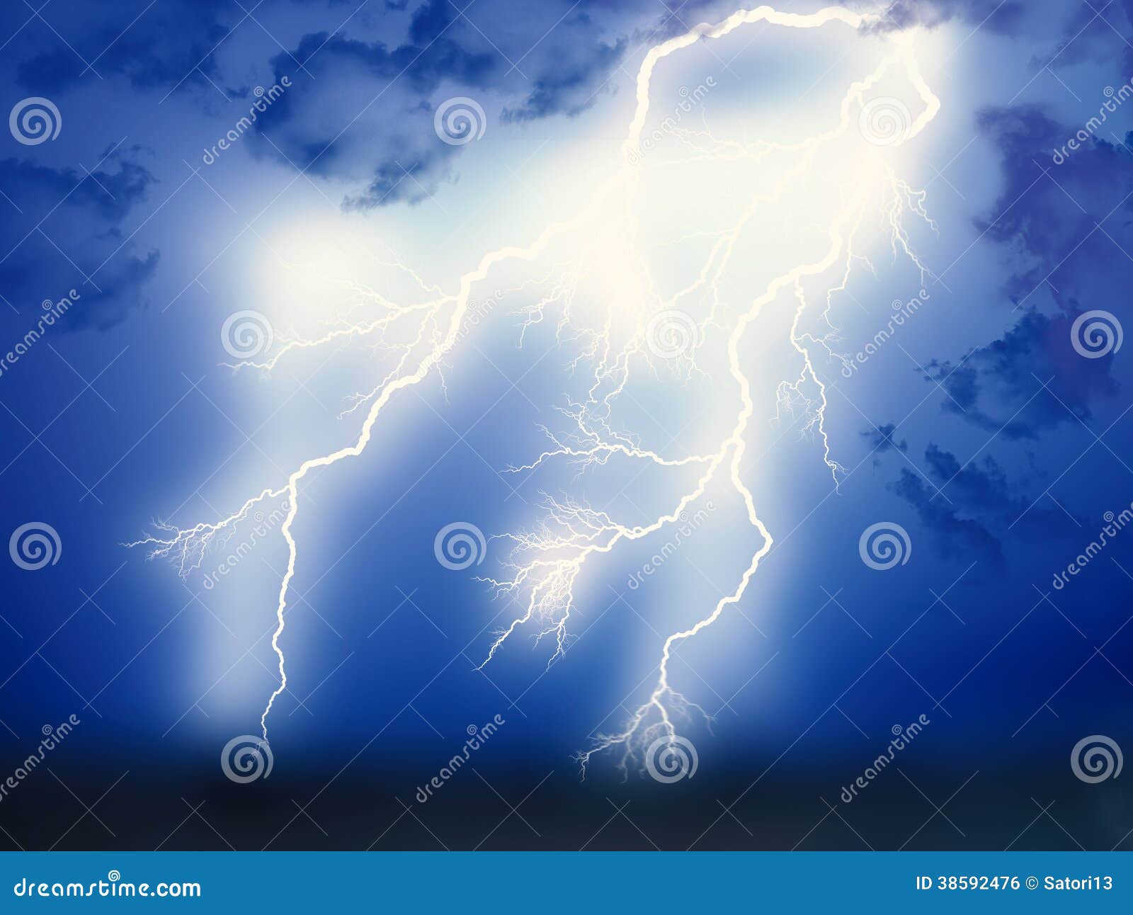 Lightning showdown stock photo. Image of bright, nature - 38592476