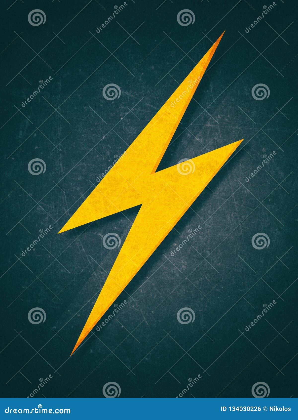 Lightning Sign stock photo. Image of closing, strike - 134030226