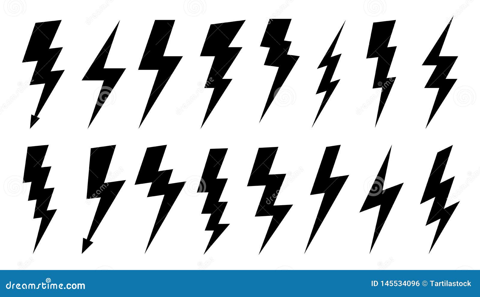 Power Lightning Logo Icon. Vector Black Thunder Bolt Symbol ... Power Lightning Logo Icon. Vector Black Thunder Bolt Symbol ...