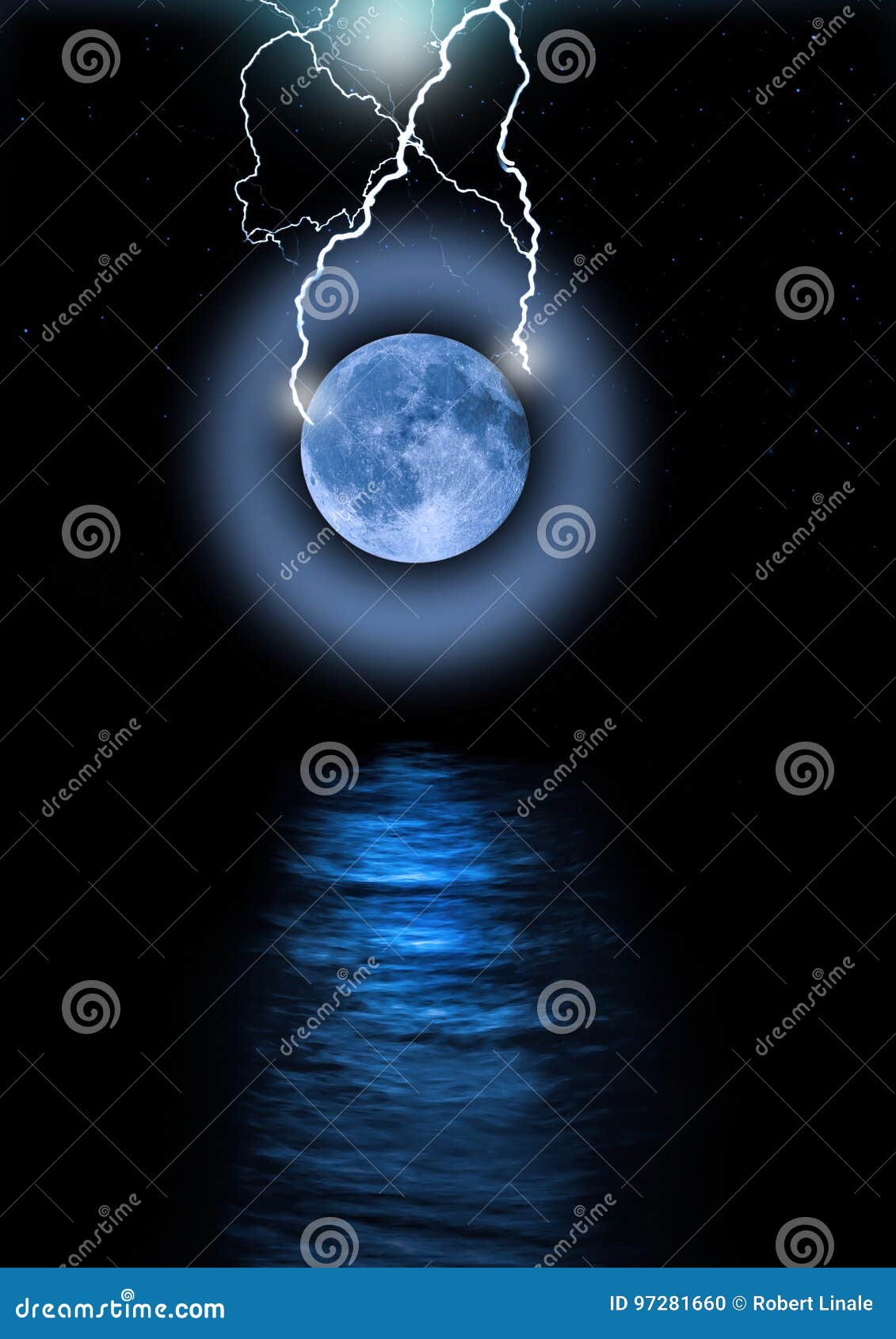 Lightning in space stock illustration. Illustration of space - 97281660