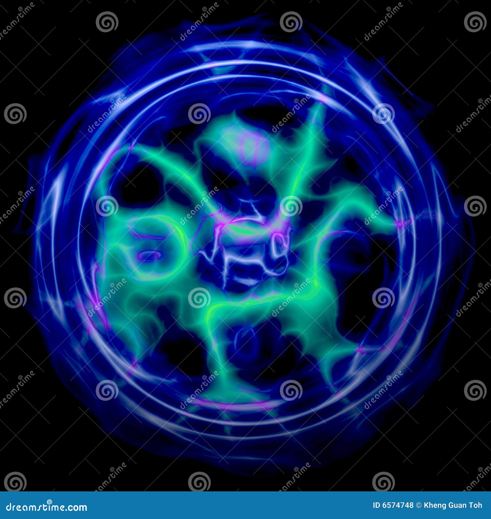 Lightning sphere stock illustration. Illustration of bolts - 6574748