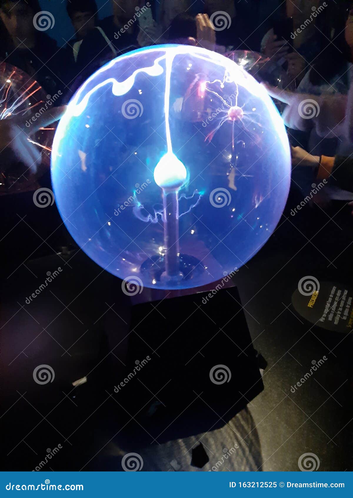 Lightning sphere editorial image. Image of electronics - 163212525