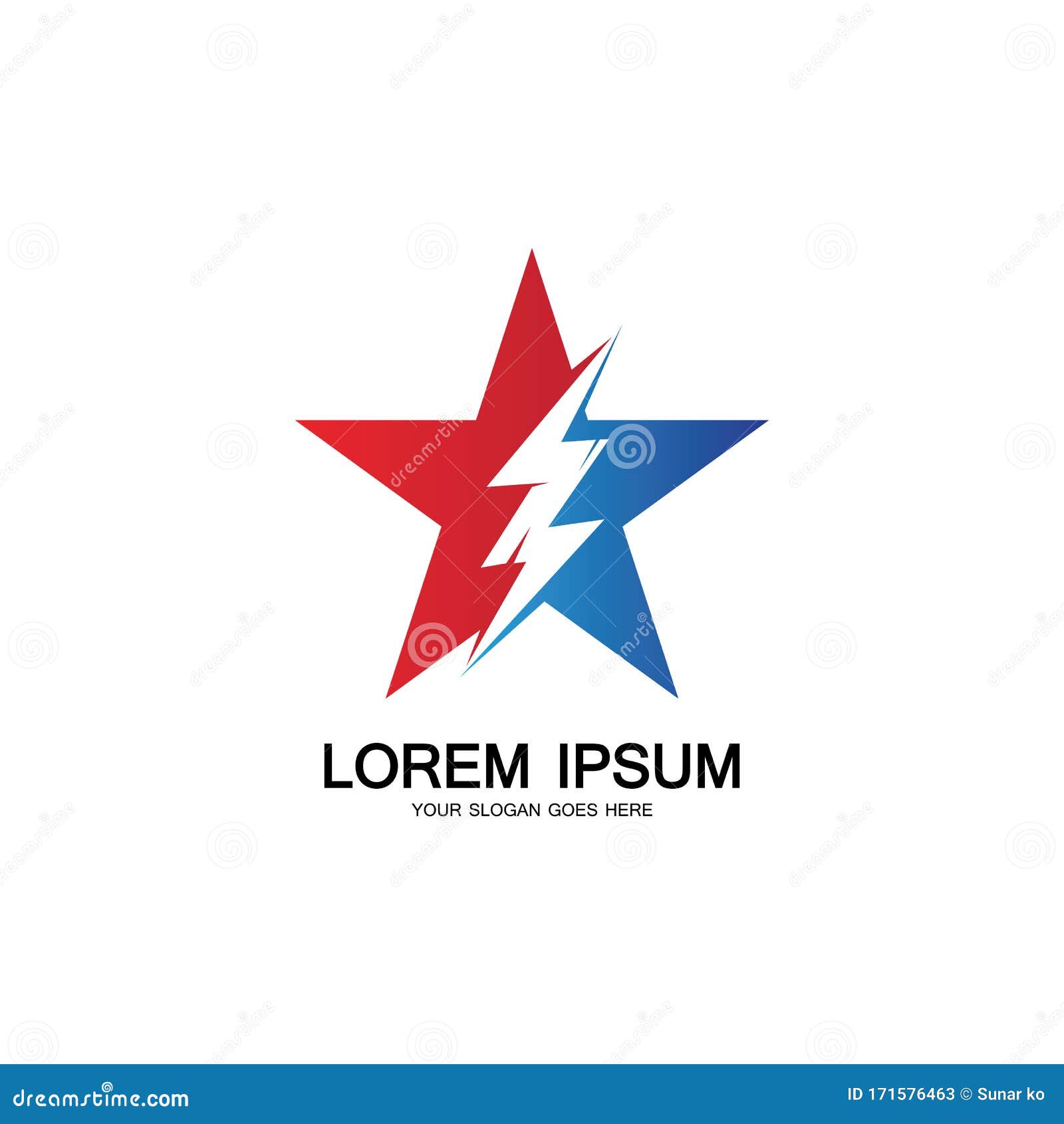 Lightning Star,Energy Star Logo Vector Icon Design Template Stock ...