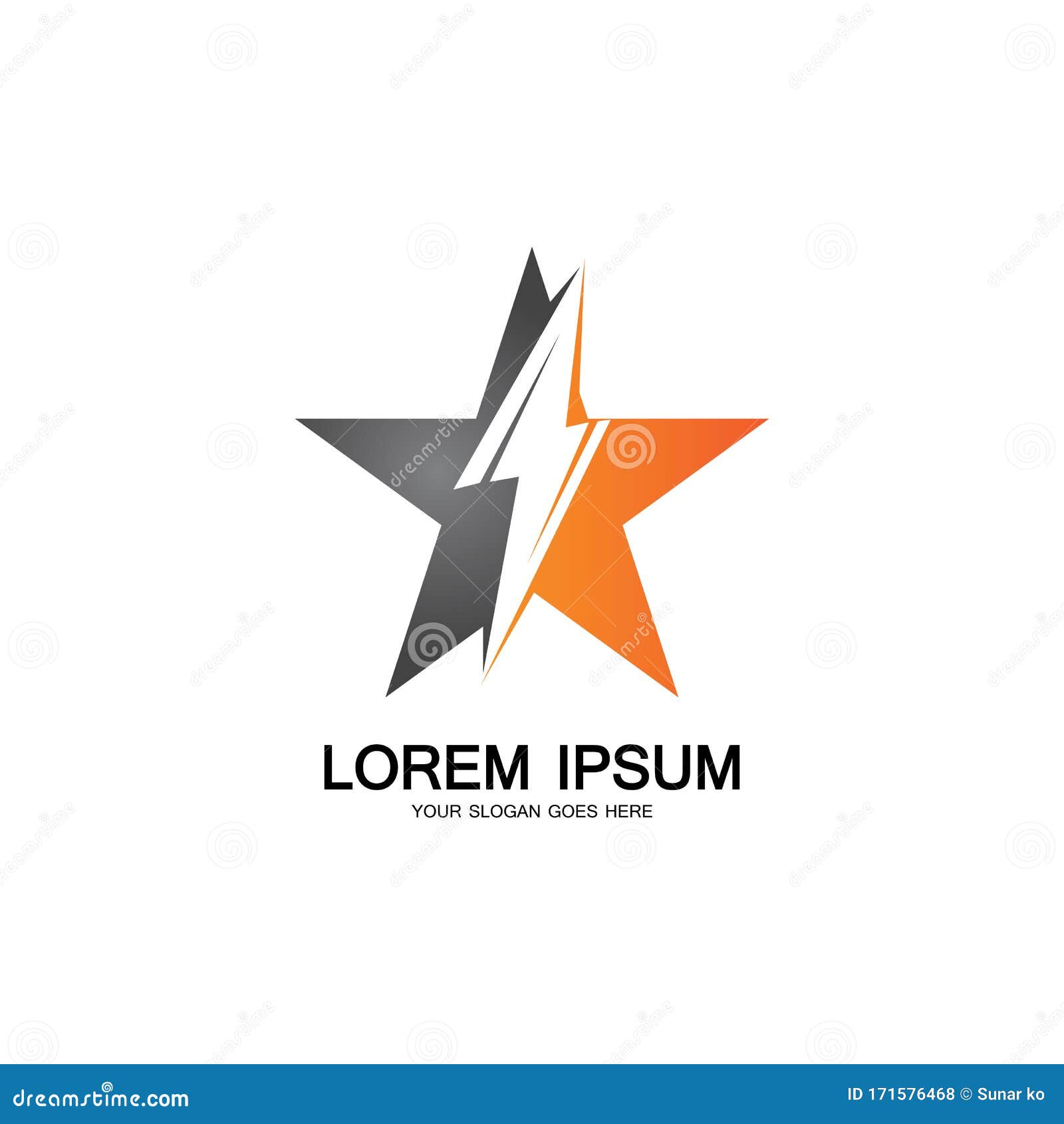Lightning Star,Energy Star Logo Vector Icon Design Template Royalty ...