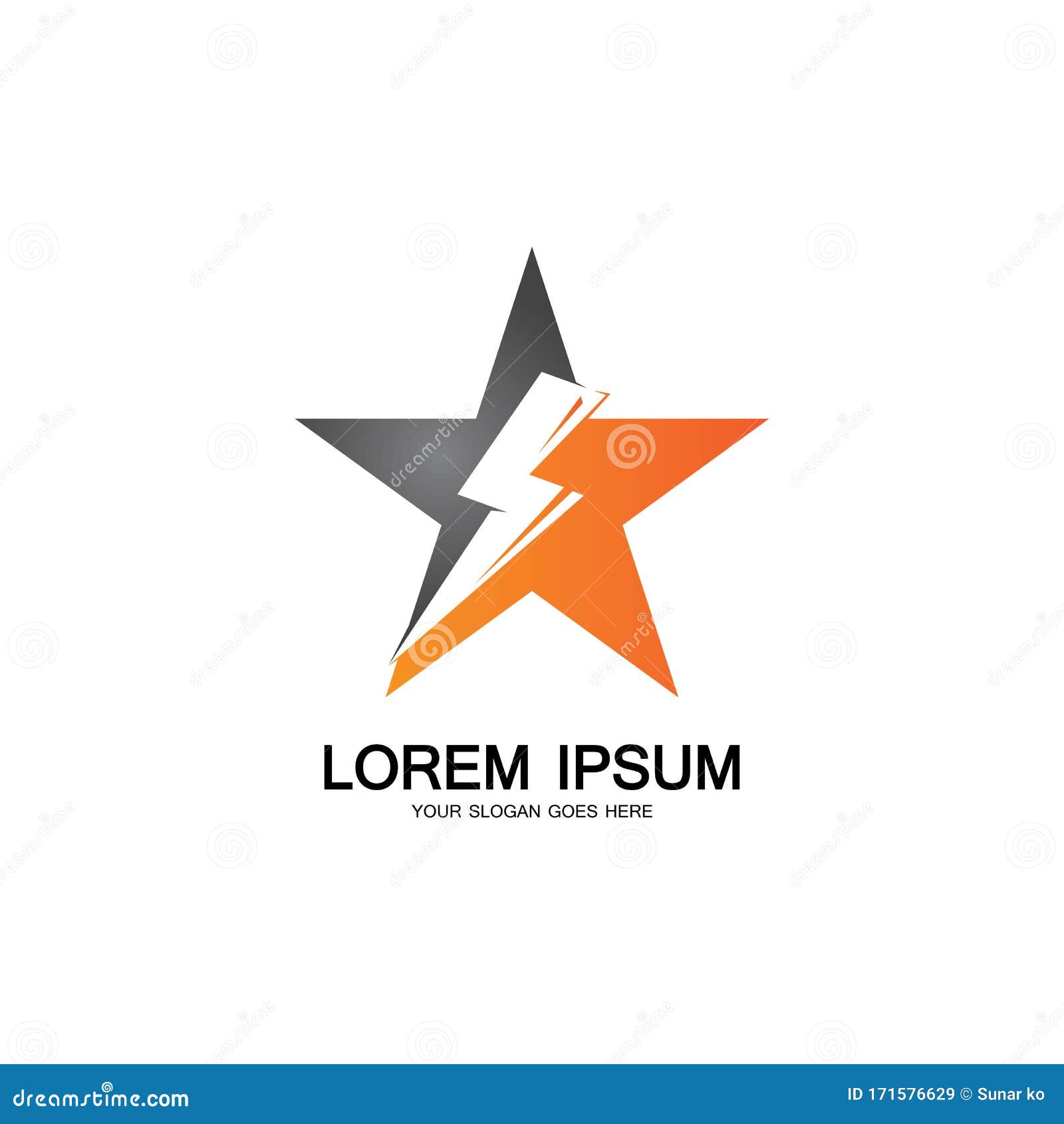 Lightning Star,Energy Star Logo Vector Icon Design Template Stock ...