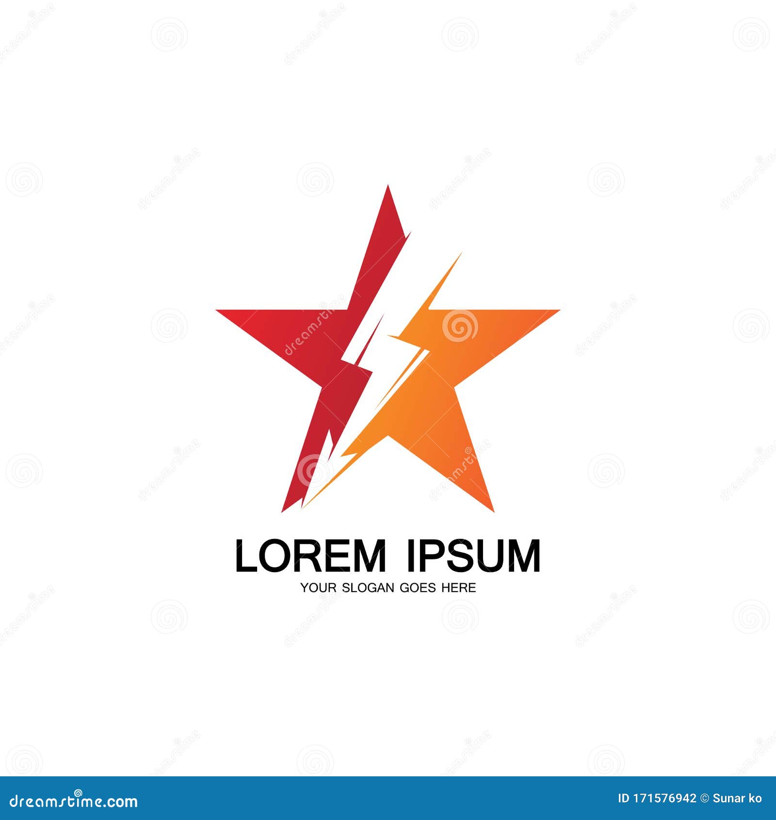 Lightning Star,Energy Star Logo Vector Icon Design Template Stock ...