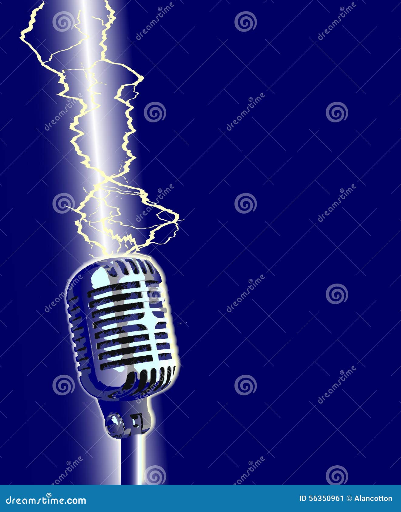 Lightning Stike Guitar Stock Photo | CartoonDealer.com #55323996