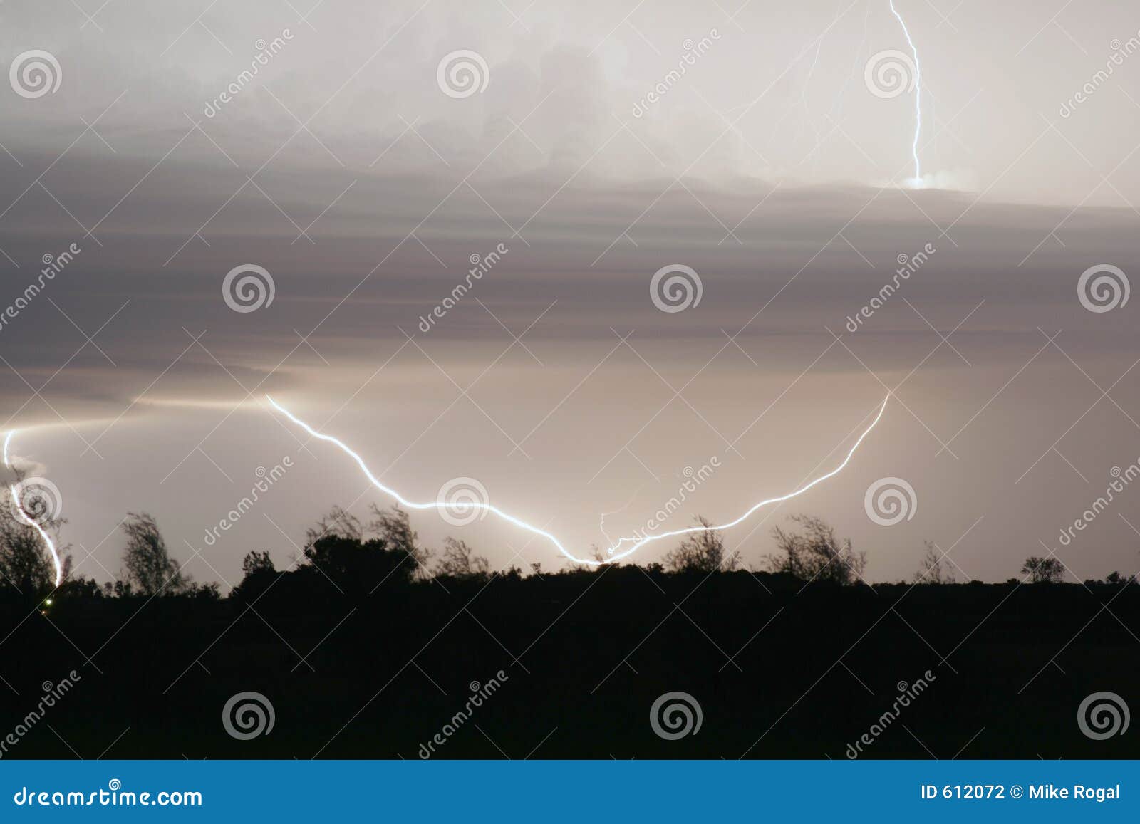 Lightning Storm stock photo. Image of hard, flash, weather - 612072