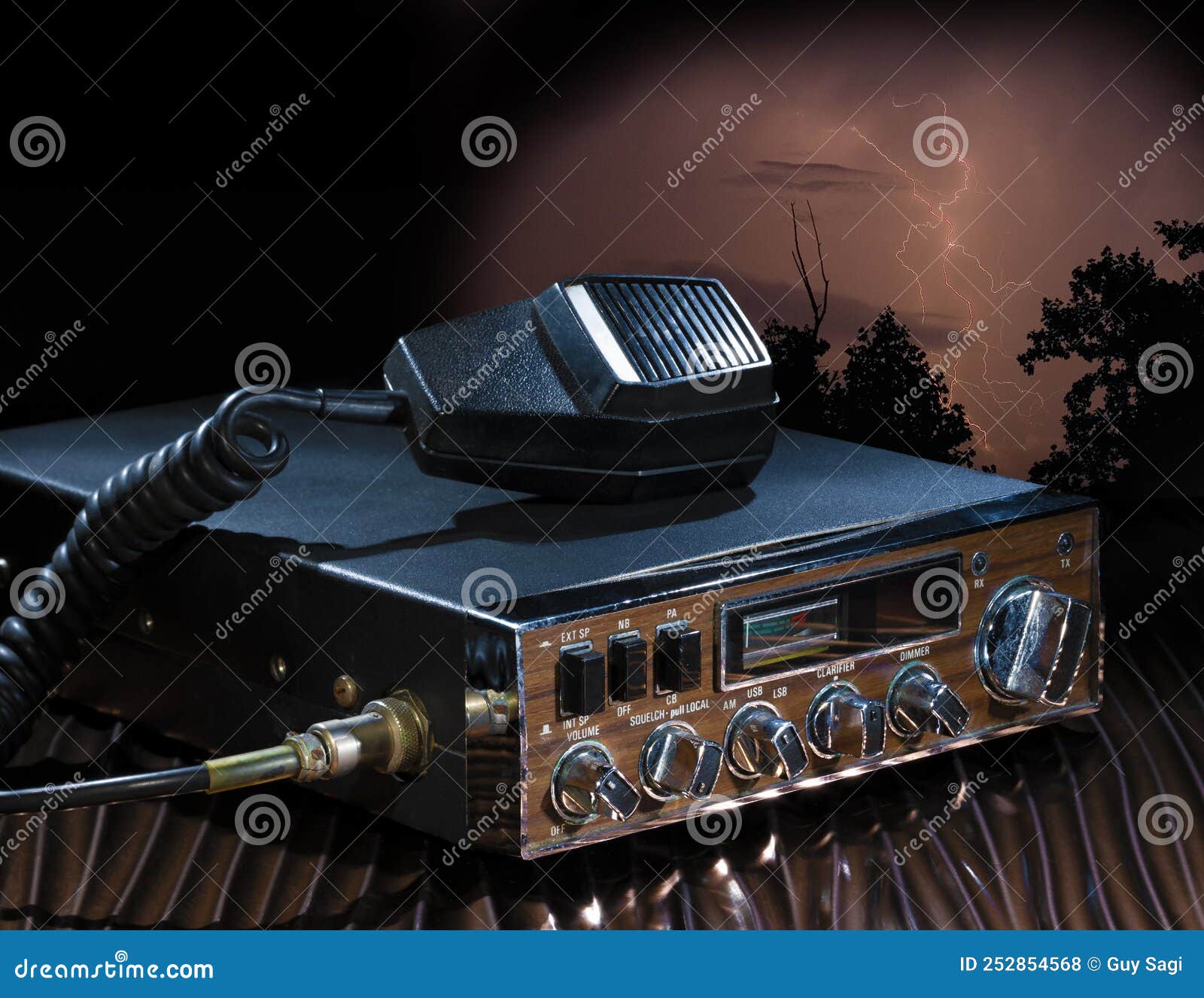 Lightning Storm Approaching a CB Radio and Mike Stock Photo - Image of ... Lightning Storm Approaching a CB Radio and Mike Stock Photo - Image of ...