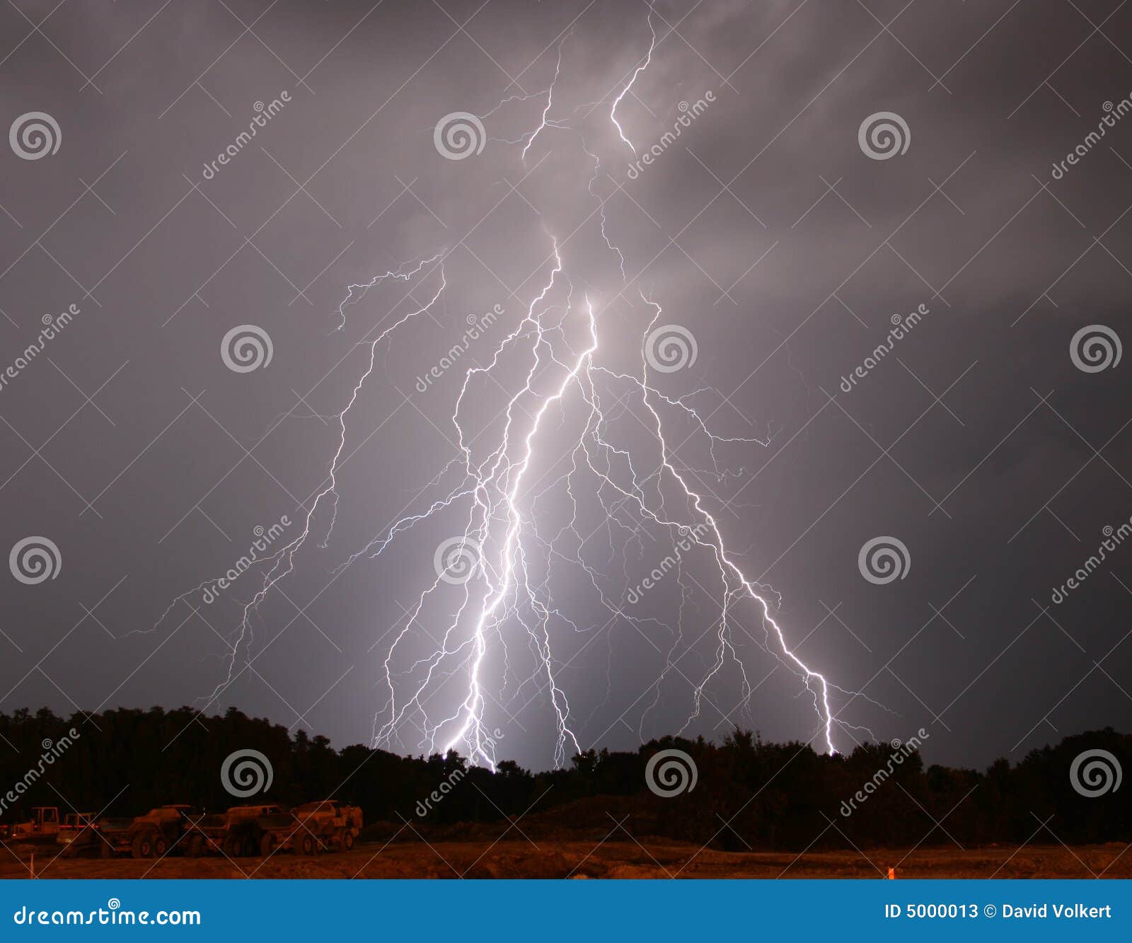Lightning Strike stock image. Image of black, strike, electric - 5000013