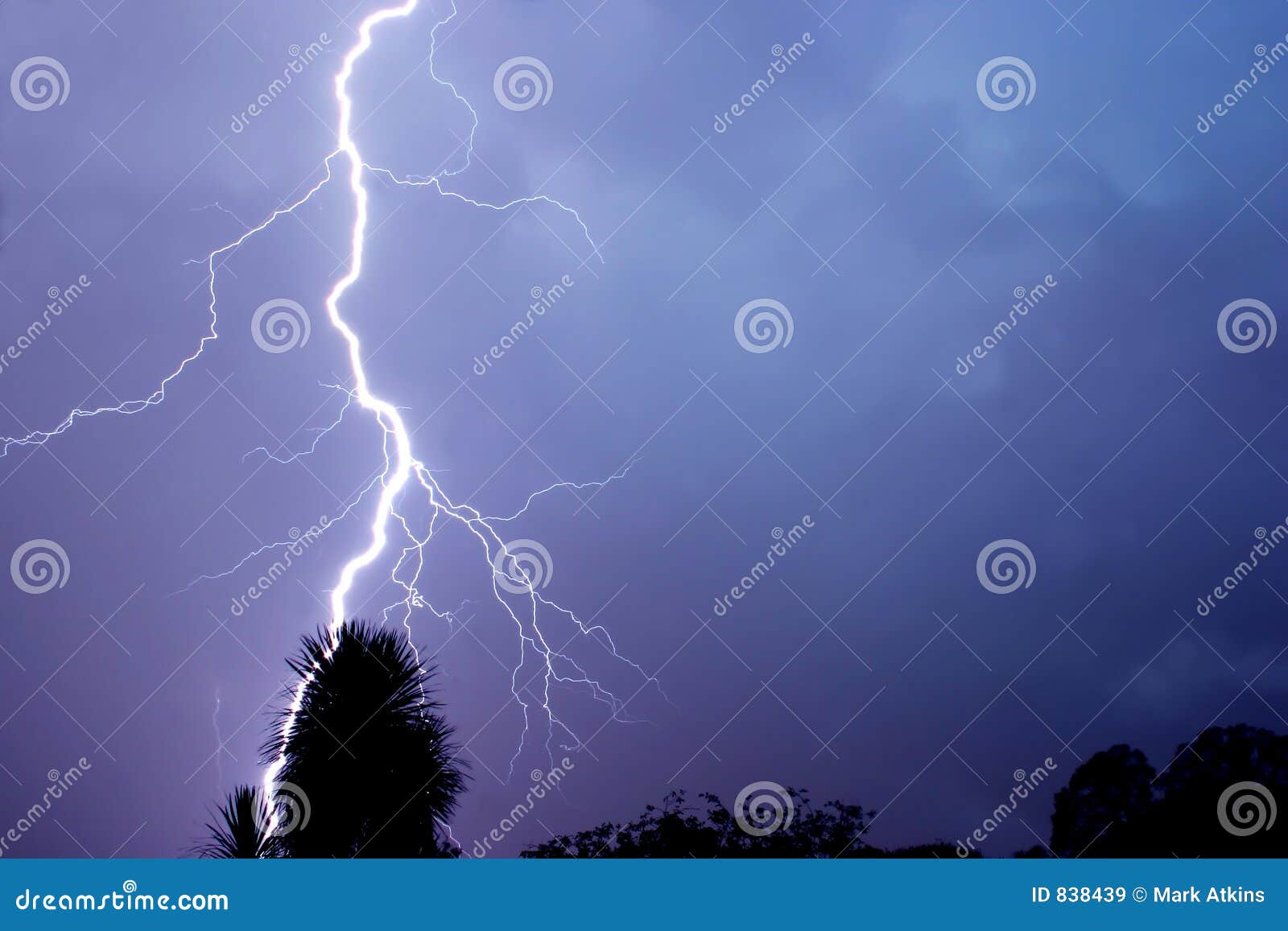 Lightning Strike To Power Line Pillar Royalty-Free Stock Photography ...