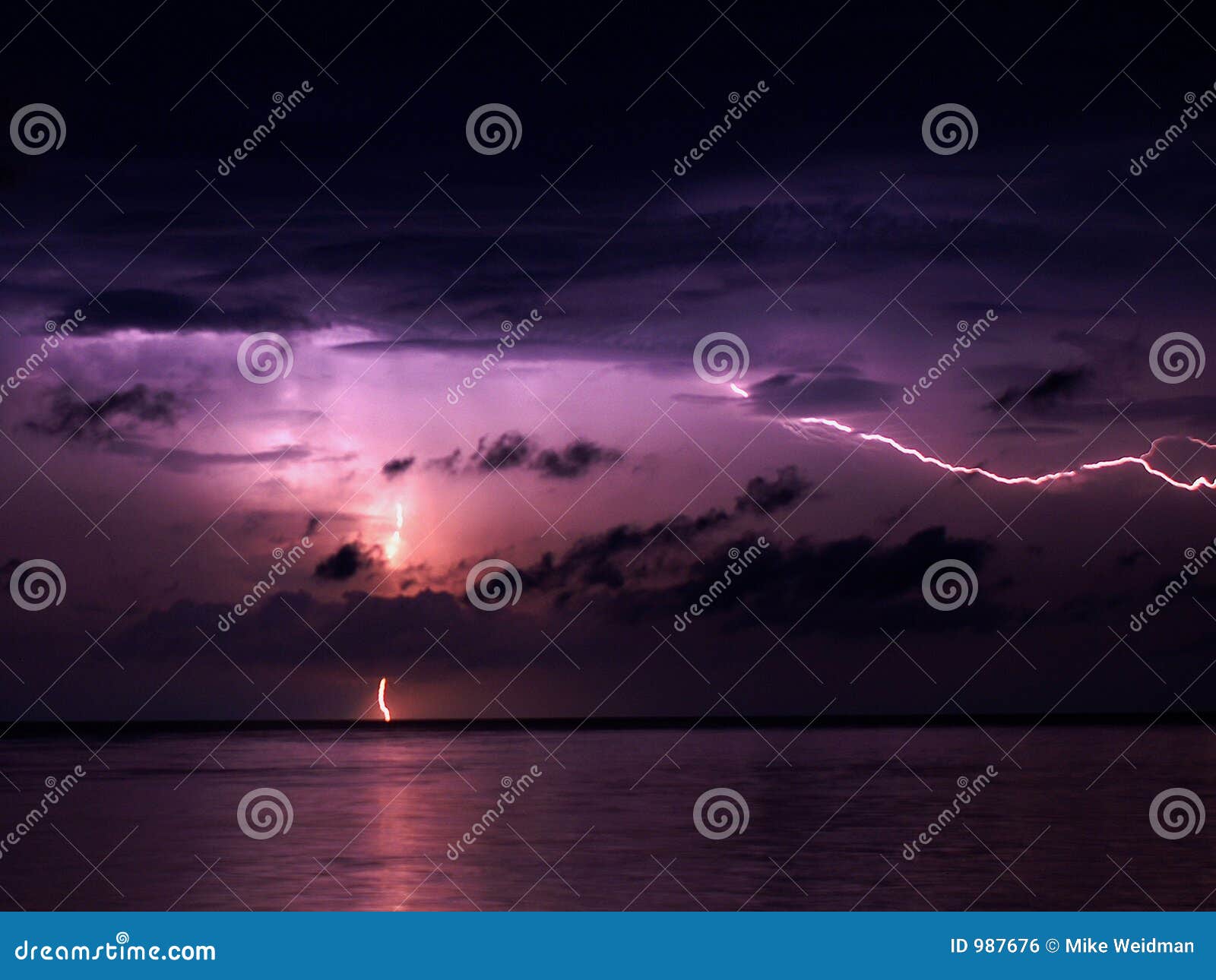 Lightning Strike stock photo. Image of light, stunning - 987676