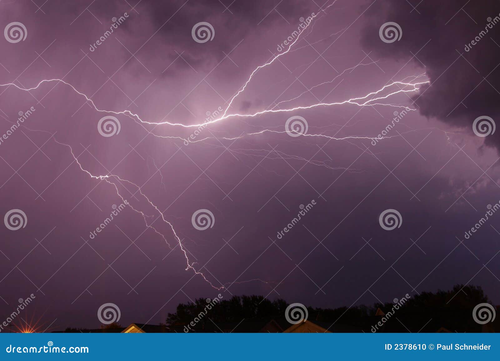 Lightning Strike Cloud stock photo. Image of thunderstorms - 2378610