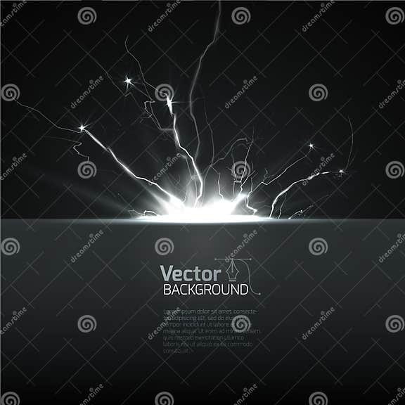 Lightning Strike, Lightning Background Stock Illustration ...