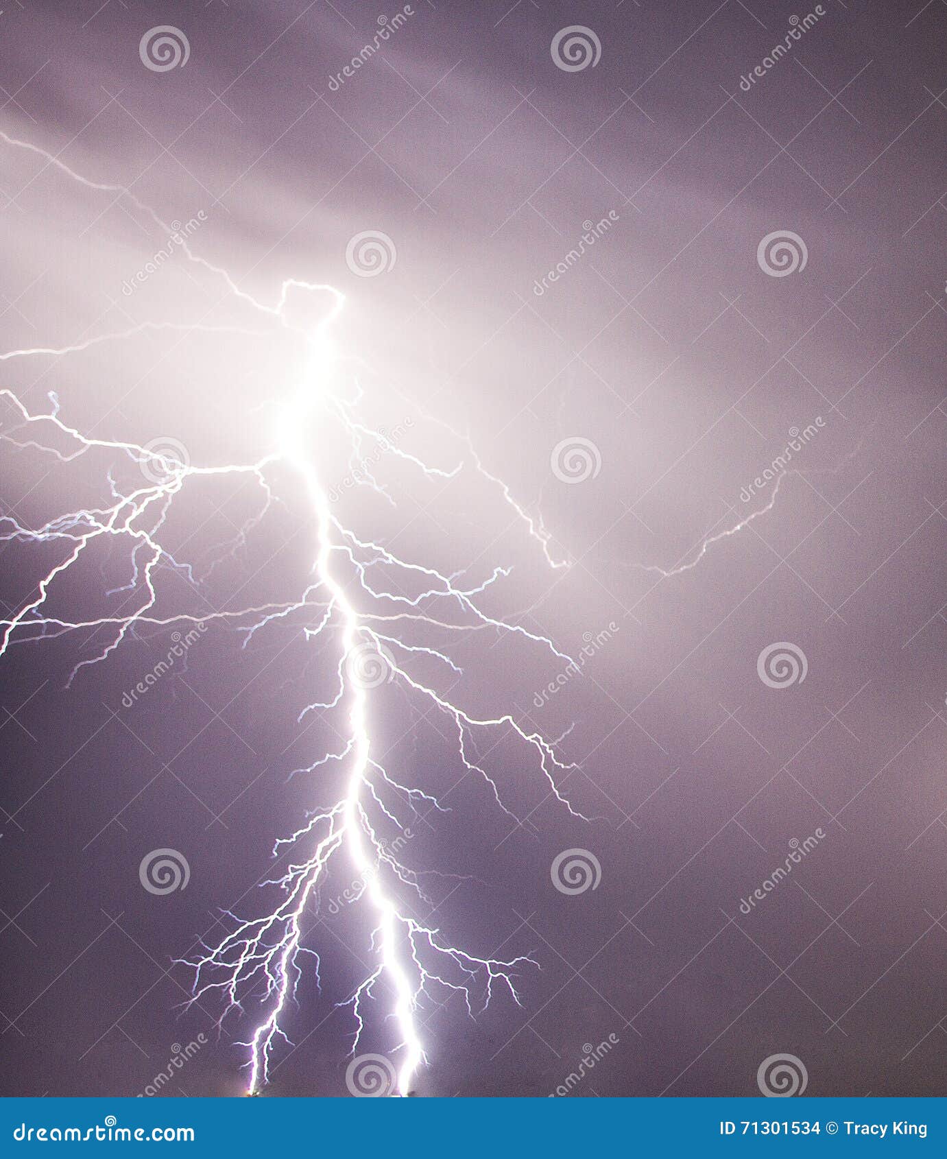 Lightning strike stock photo. Image of atmosphere, background - 71301534