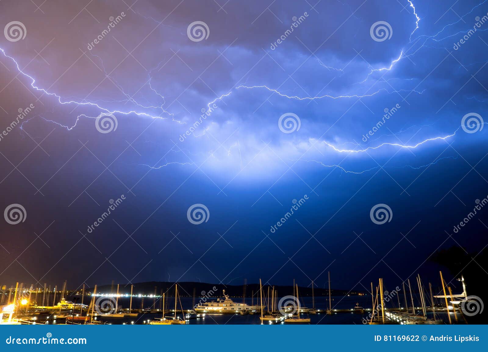 Lightning stock photo. Image of electricity, charge, bright - 81169622