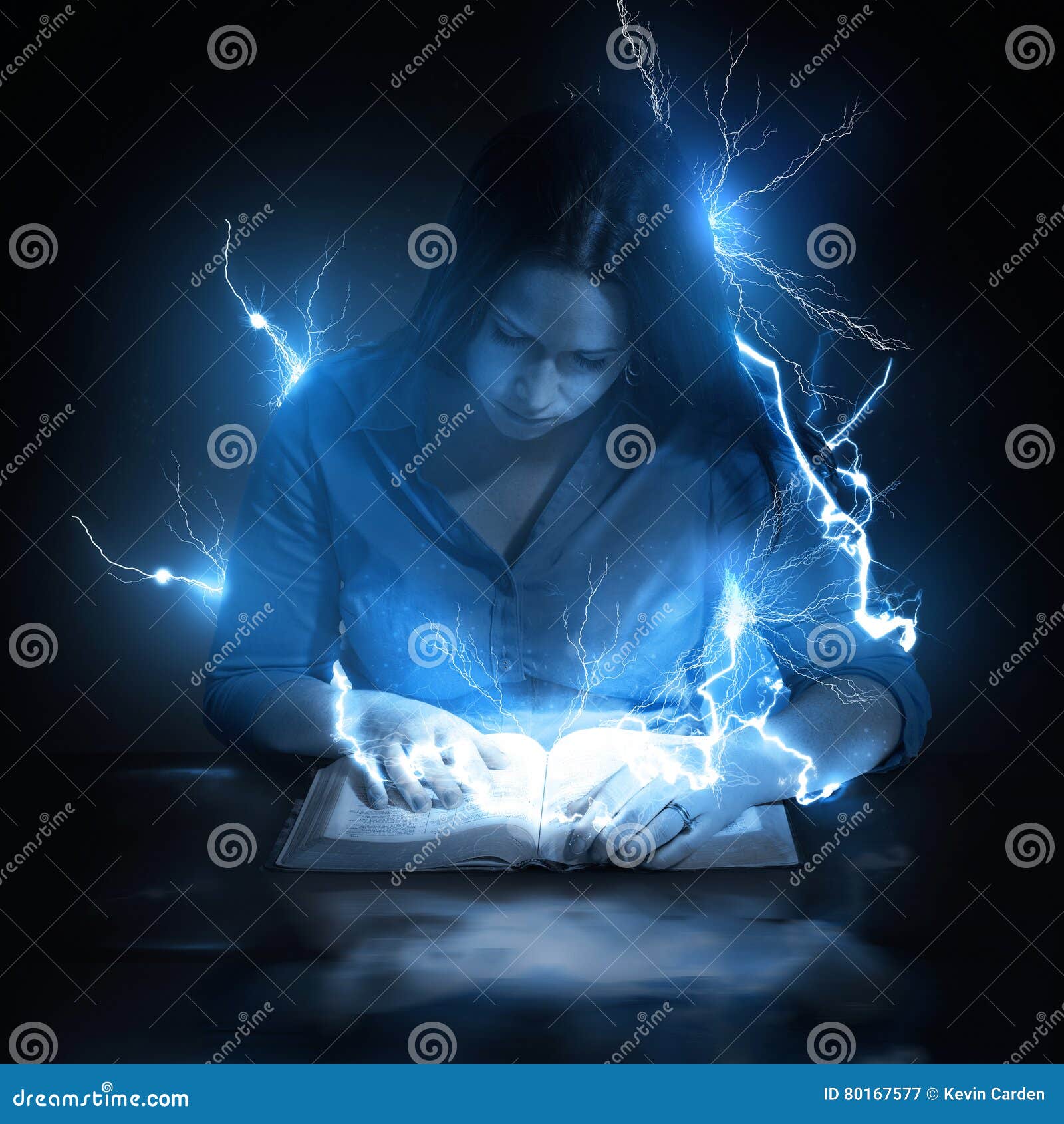 Lightning Strikes From Bible Royalty-Free Stock Photography ...