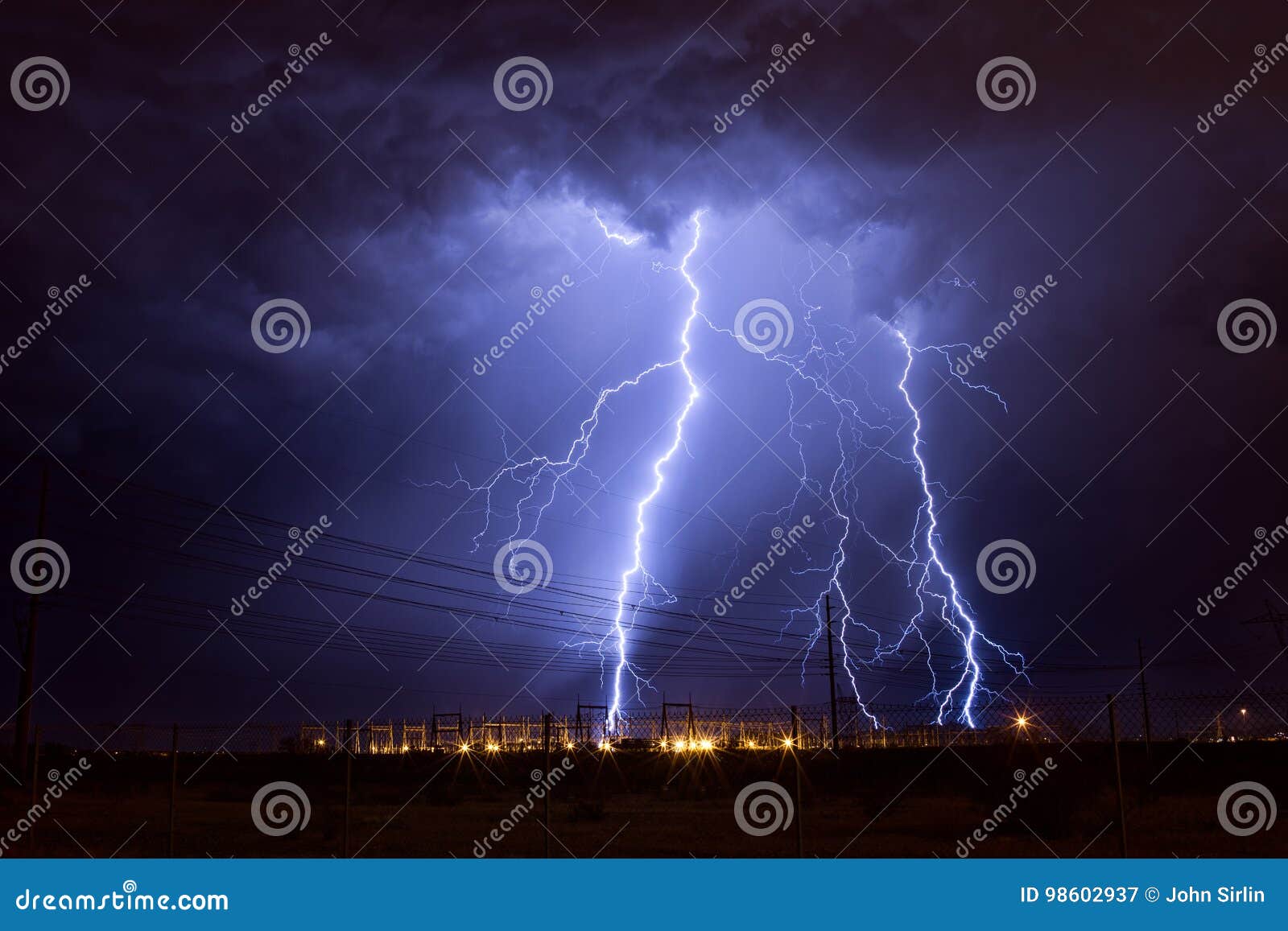 Electrical Substation For Heavy Current With Resistors Royalty-Free ...