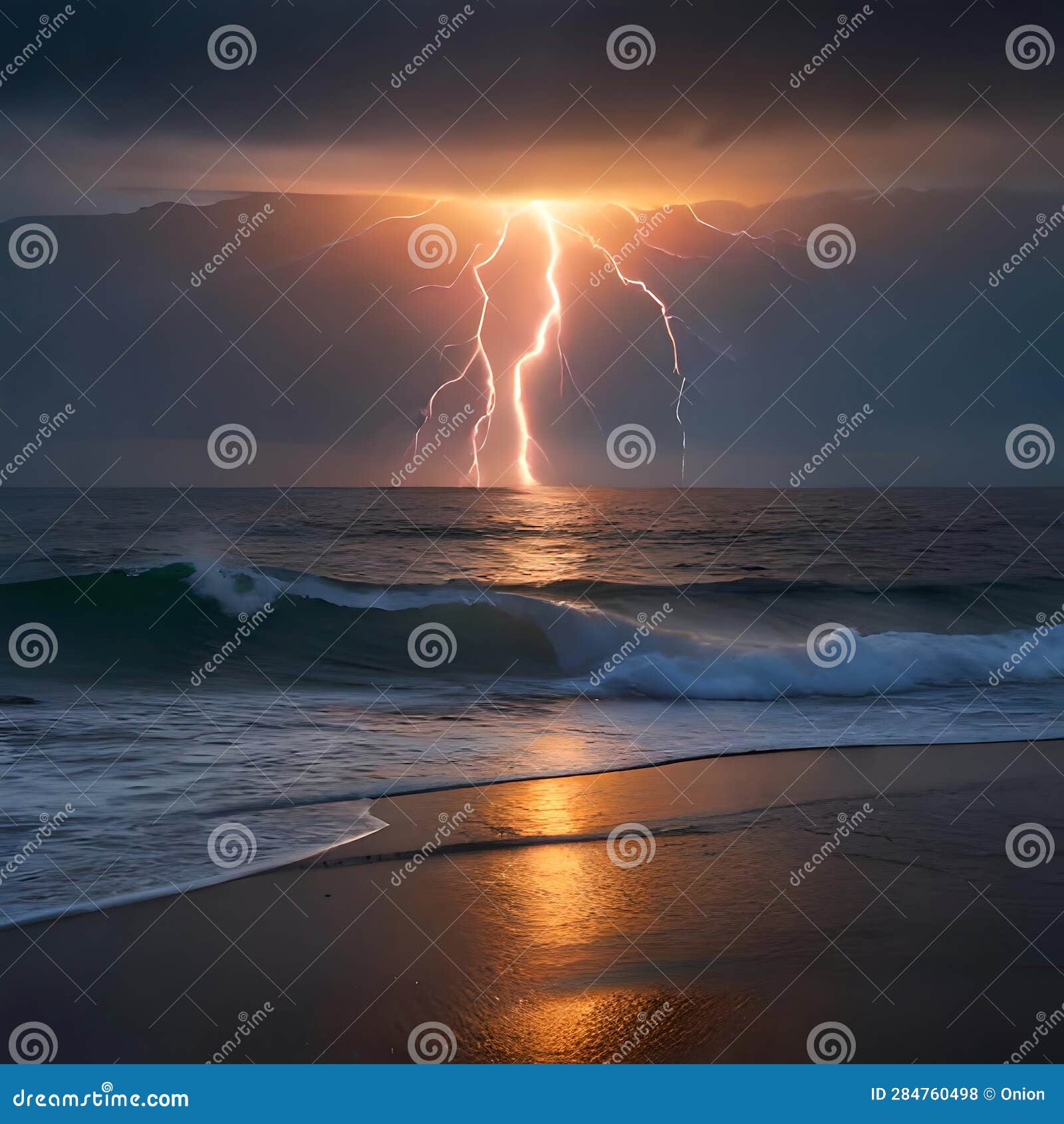 Lightning Strikes And Sparks, Electrical Energy On Transparent ...