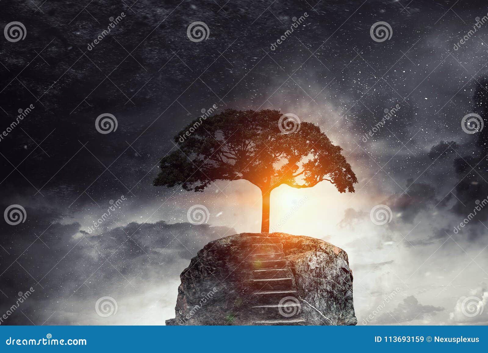 Lightning, Stair, Pedestal, Ladder Icon. Vector Illustration ...