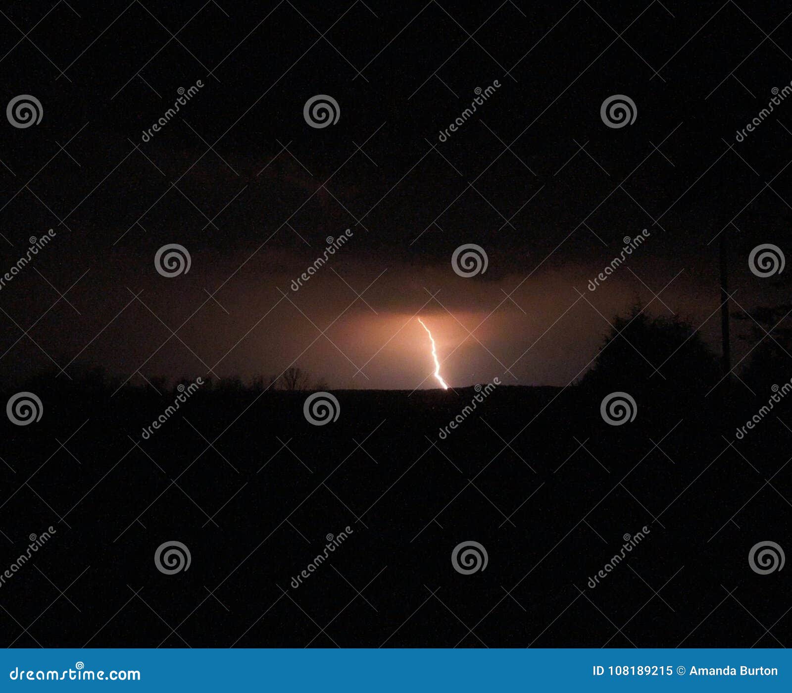 Lightning stock image. Image of strong, weather, lightning - 108189215