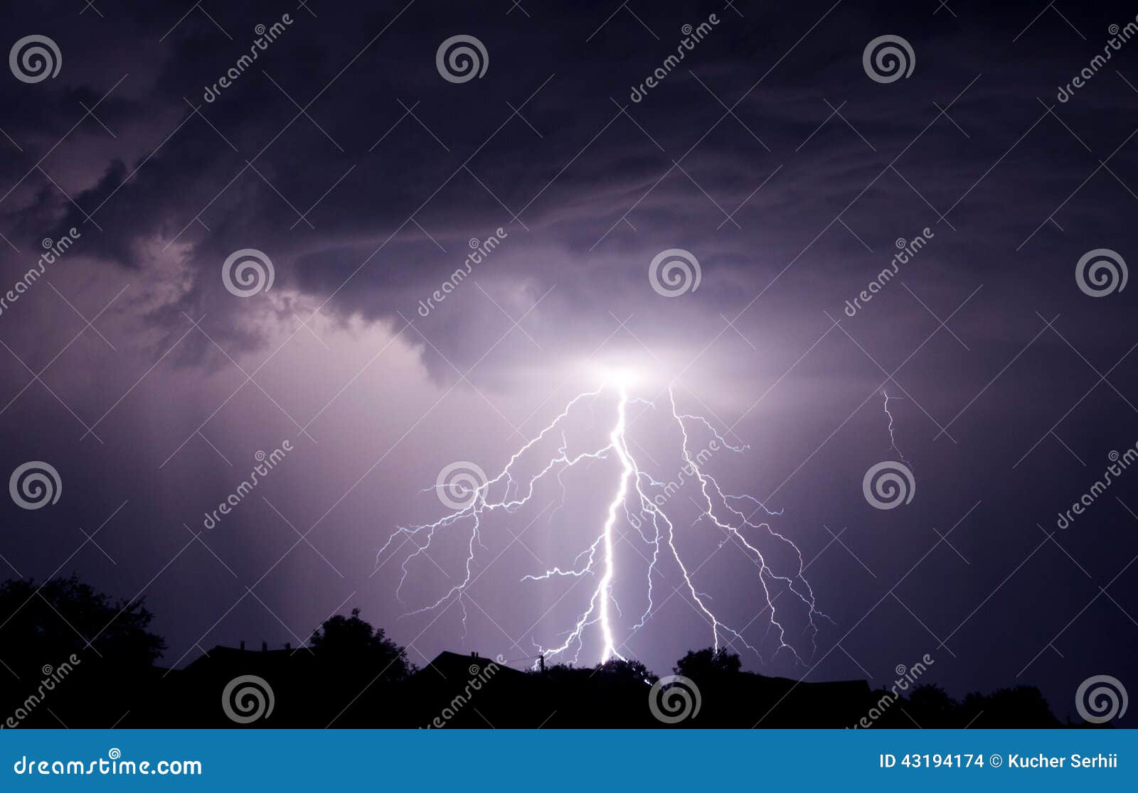 Lightning stock photo. Image of danger, dark, bolt, lightning - 43194174
