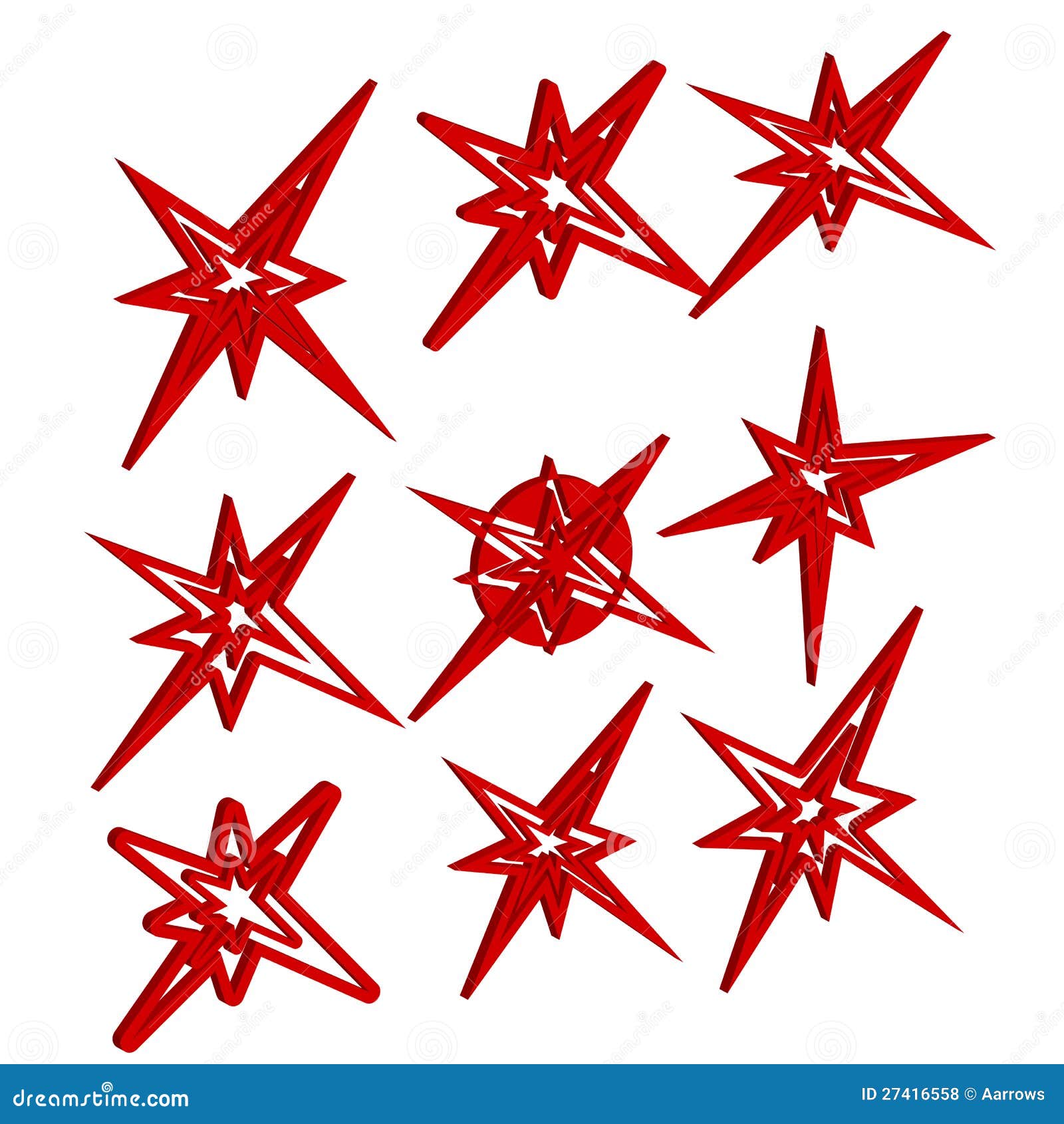 Lightning symbols. stock vector. Illustration of bolt - 27416558