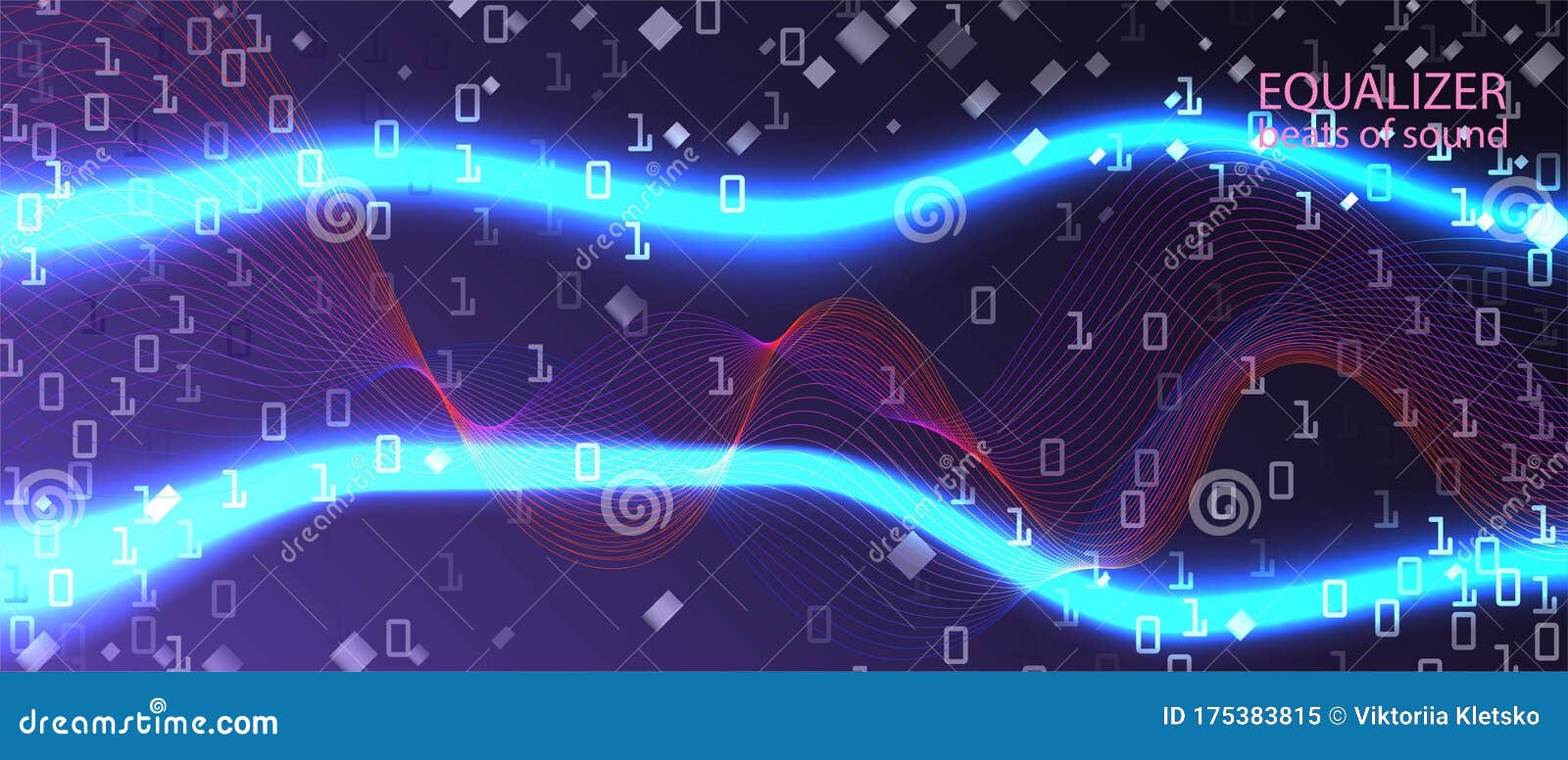 Lightning Tech Vector Background. Geometric Funky Modern Design. Matrix ...