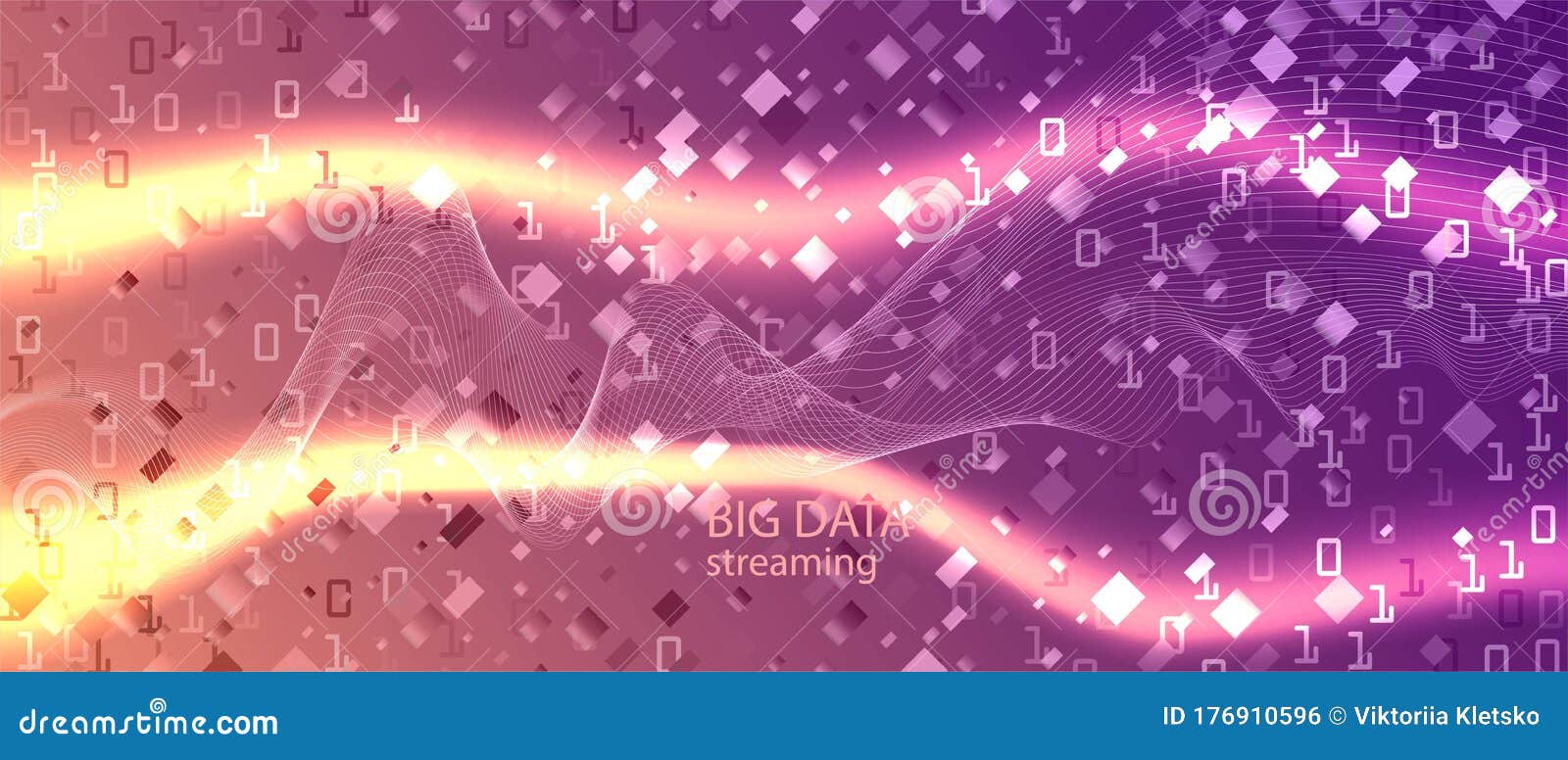 Lightning Tech Vector Equalizer. Cyber Equalizer Slide. Matrix Flying Binary Code. Neon Tech ...