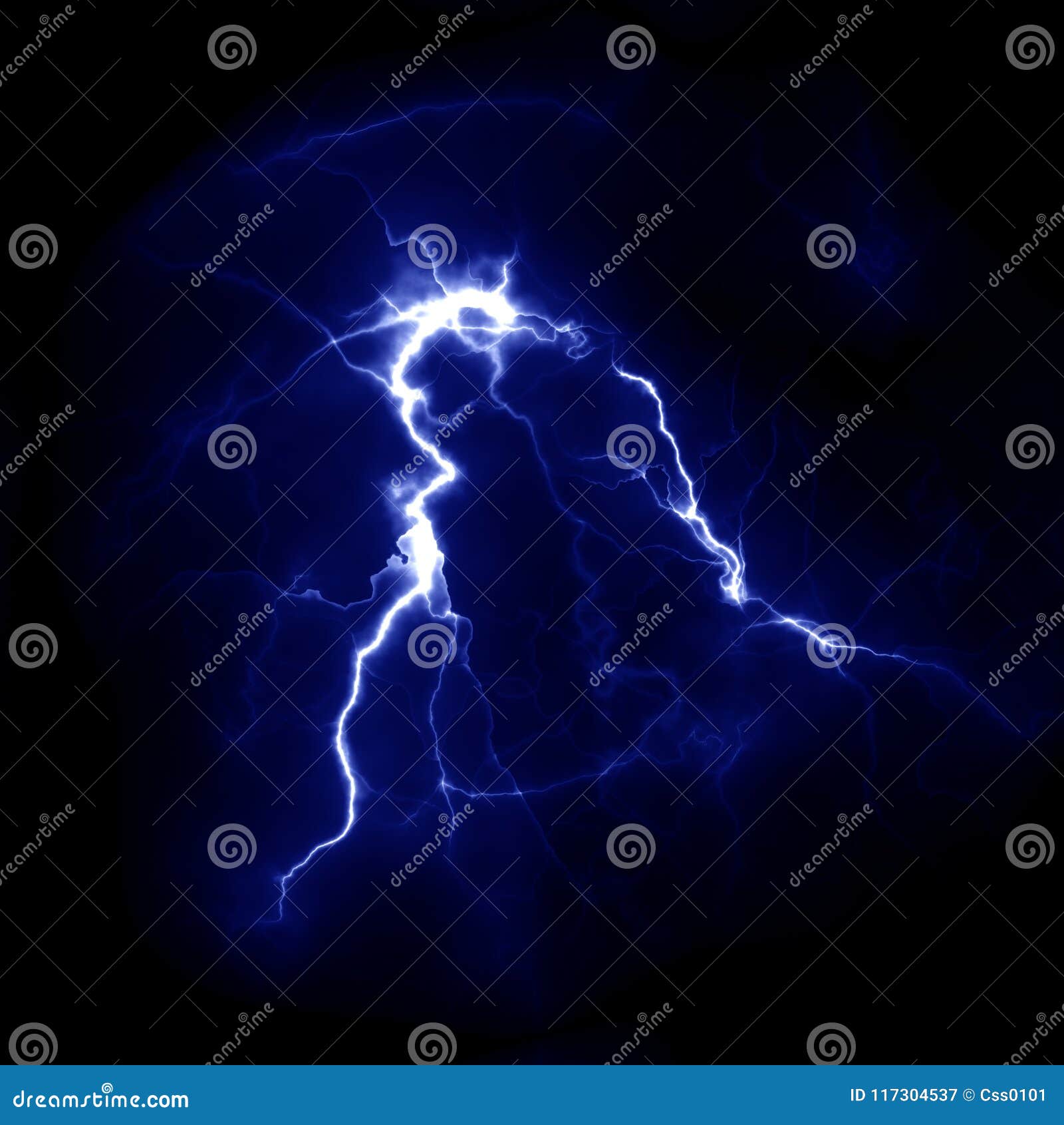 Lightning Template. Electric Thunderbolt In The Sky. Nature Image ...