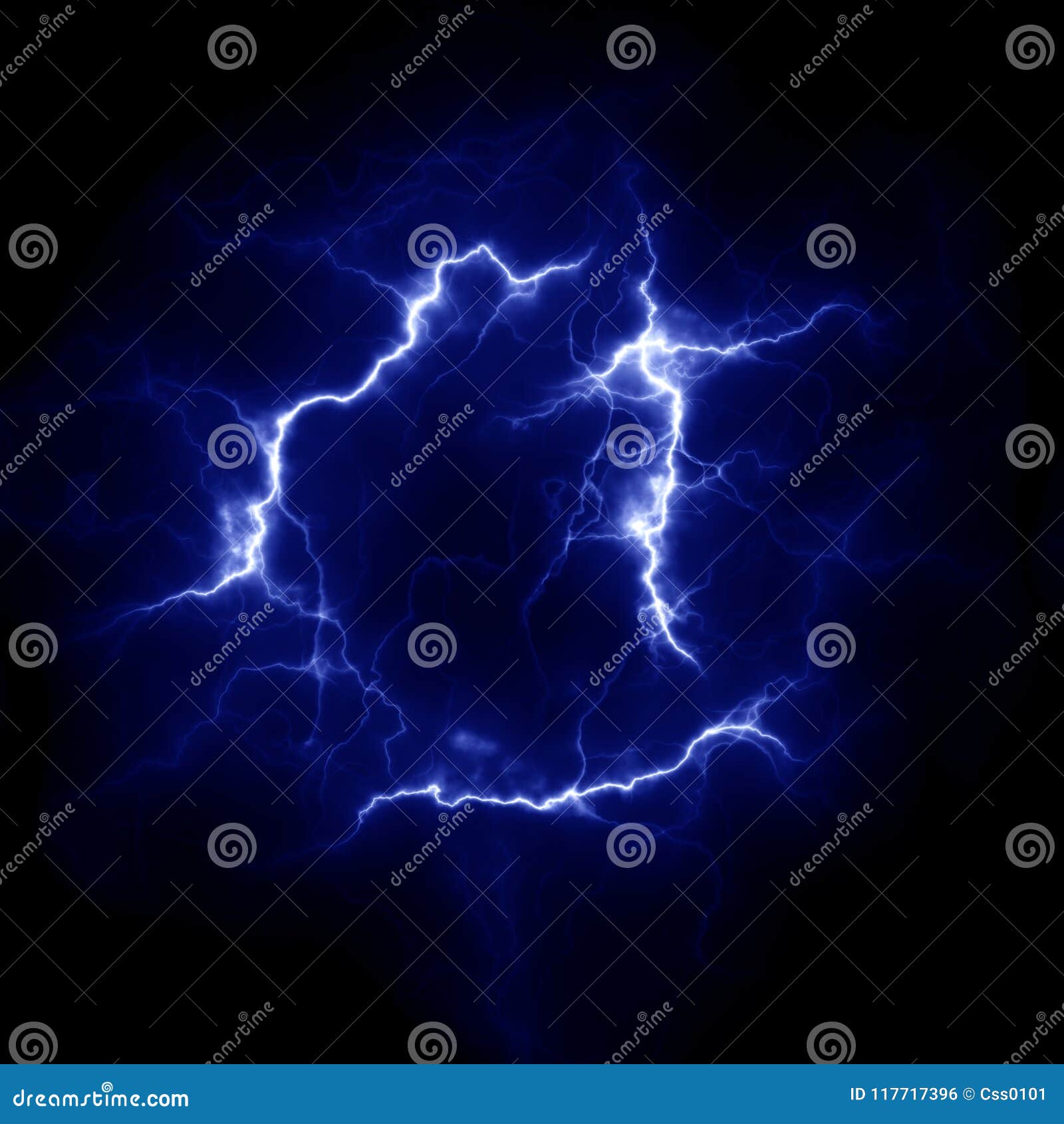 Lightning Template. Electric Thunderbolt in the Sky. Nature Image Stock ...