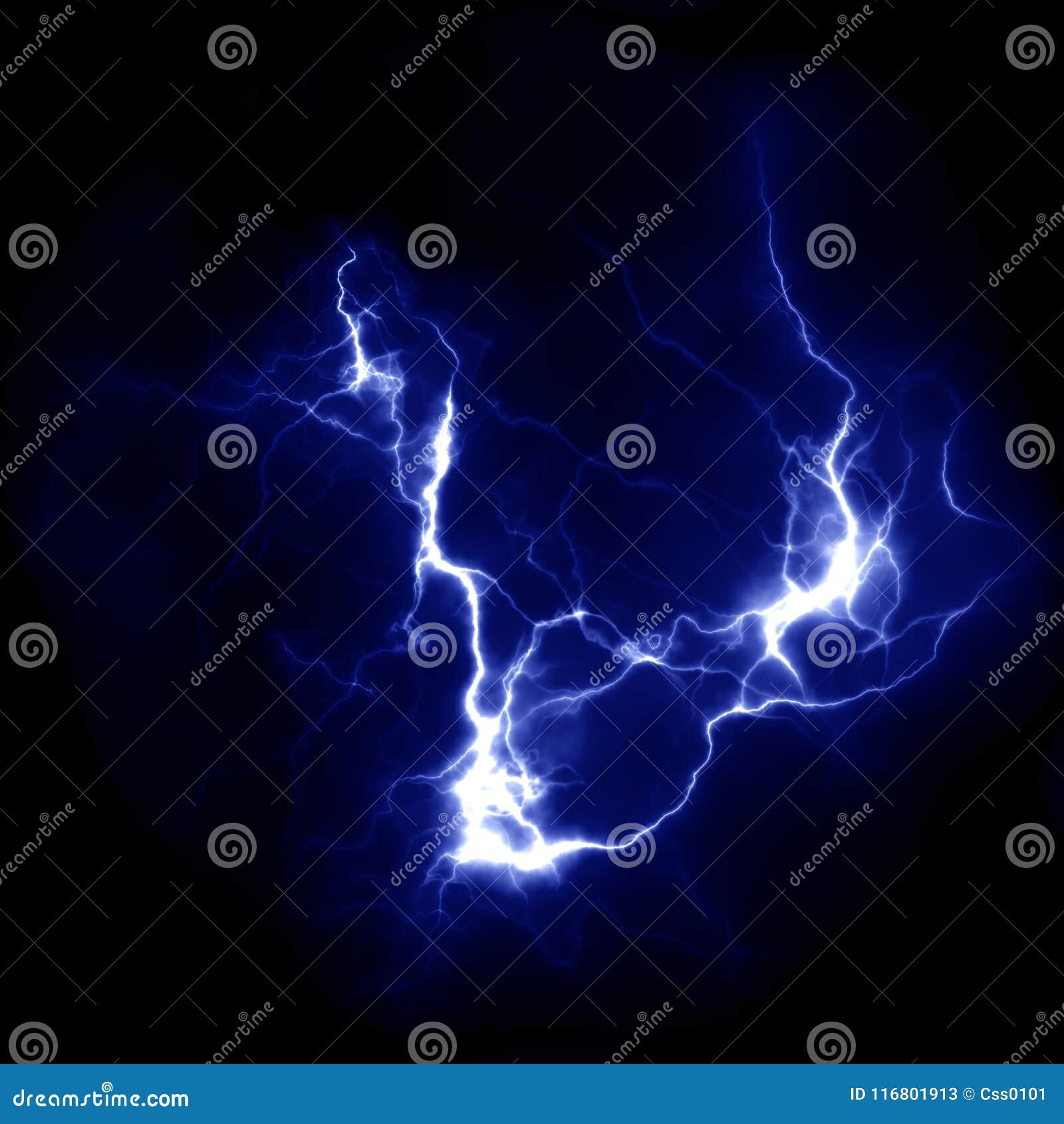 Lightning Template. Electric Thunderbolt in the Sky. Nature Image Stock ...