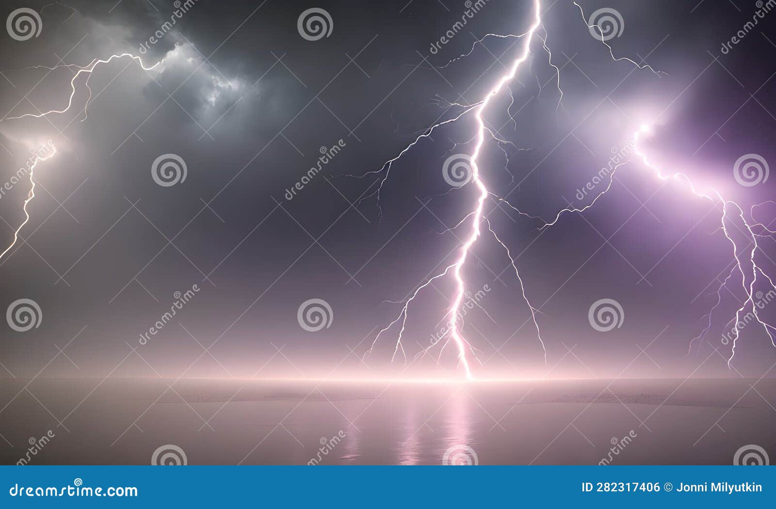 Lightning Texture Using Various Shades, Realistic Digital Painting ...