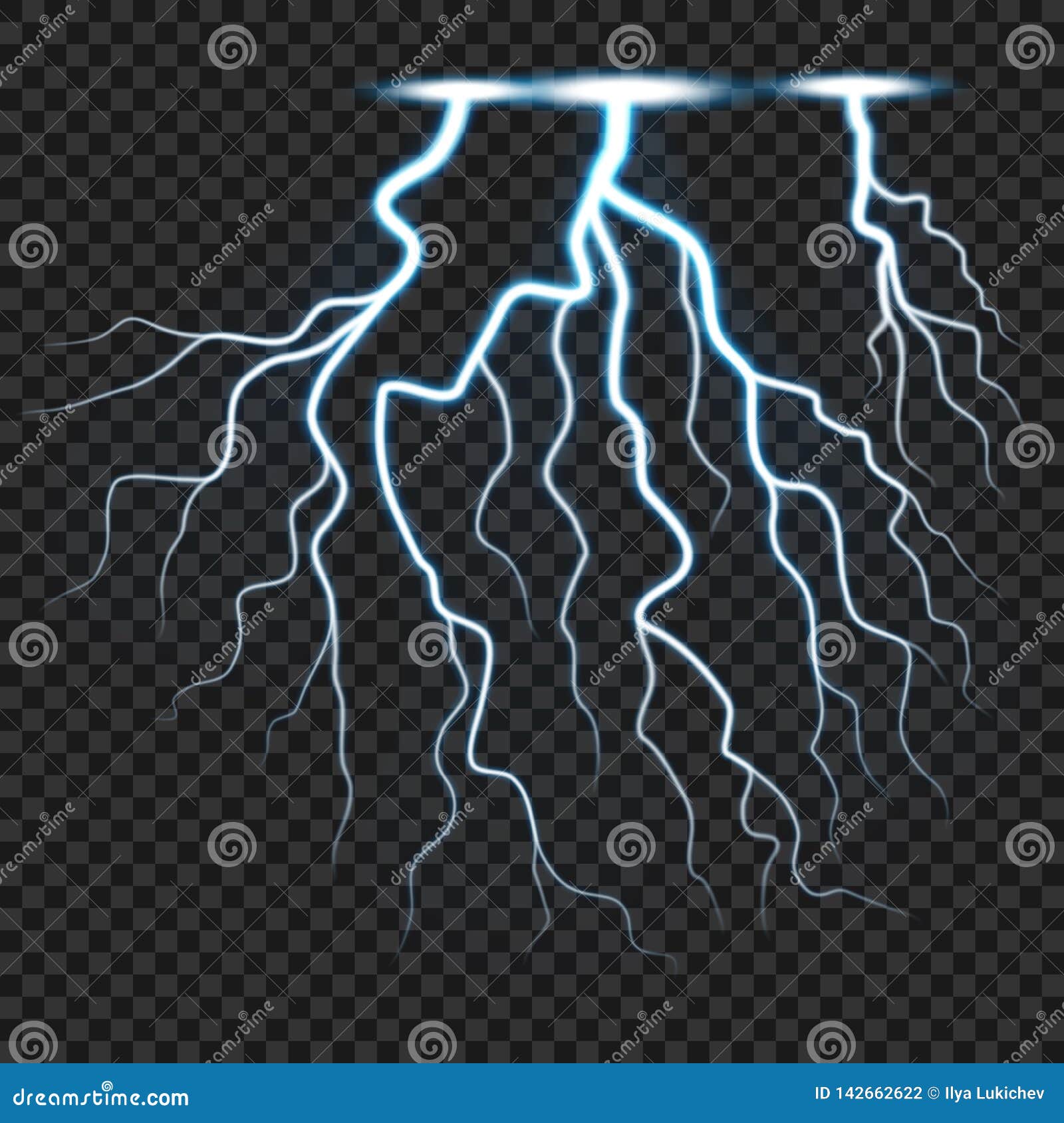 Lightning. Thunder and Lightning. Light Effect Stock Vector ...