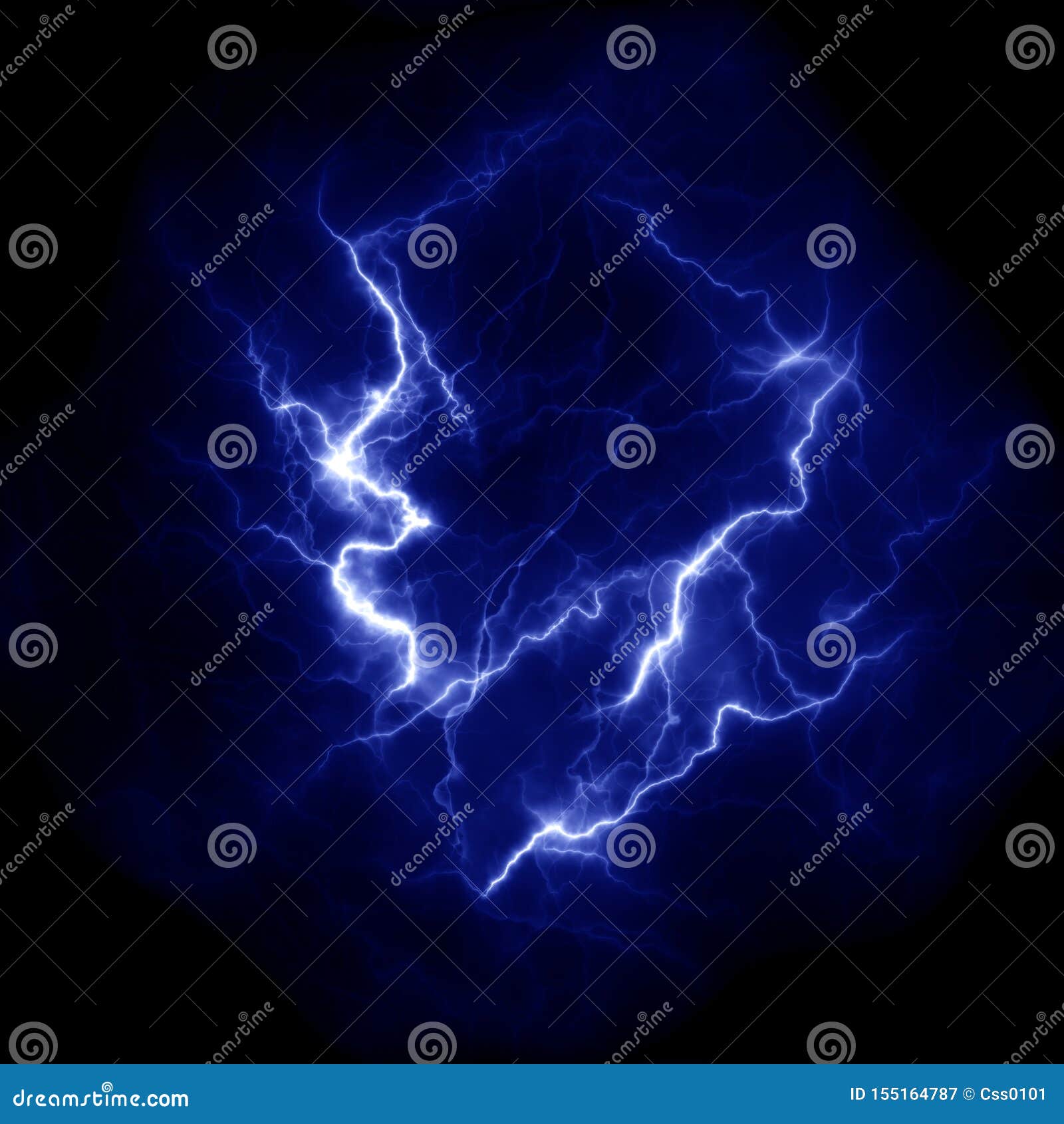 Lightning Template. Electric Thunderbolt In The Sky. Nature Image ...