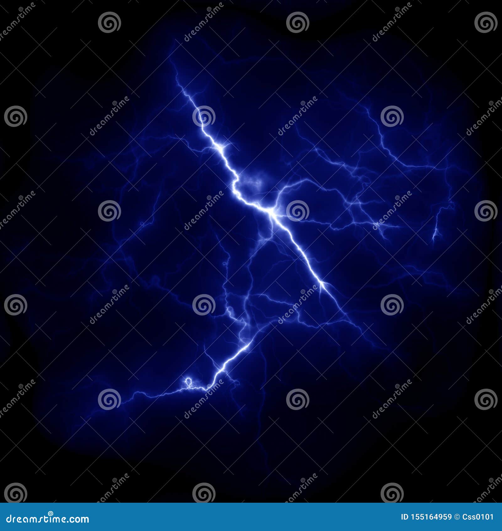 Lightning Template. Electric Thunderbolt In The Sky. Nature Image ...