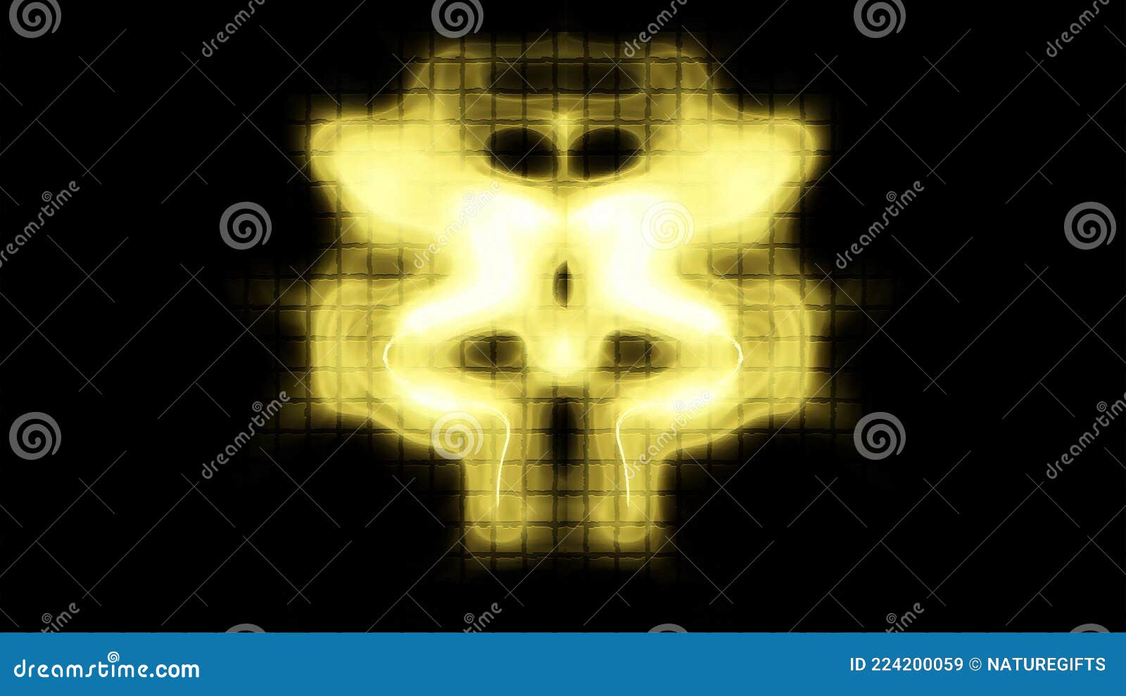 Lightning Thunderstorm Digital Rendering Stock Illustration ...