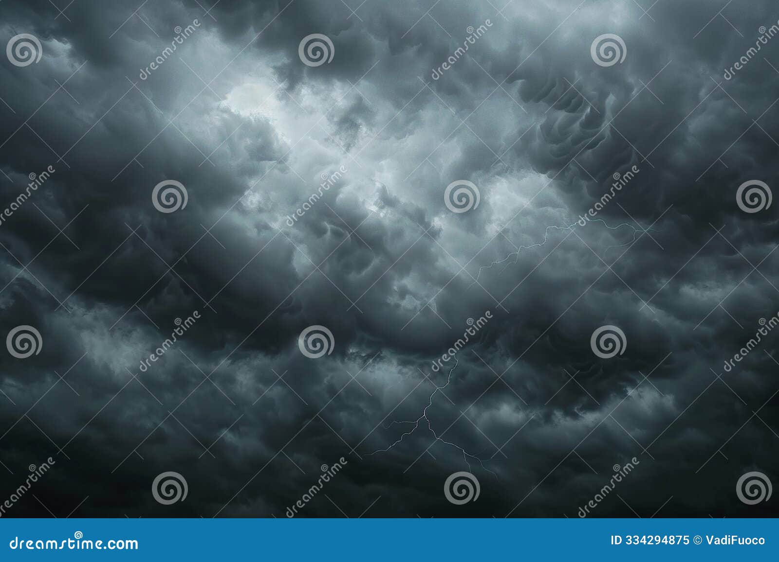 Lightning Thunderstorm Flash Over the Night Sky. Concept on Topic ...