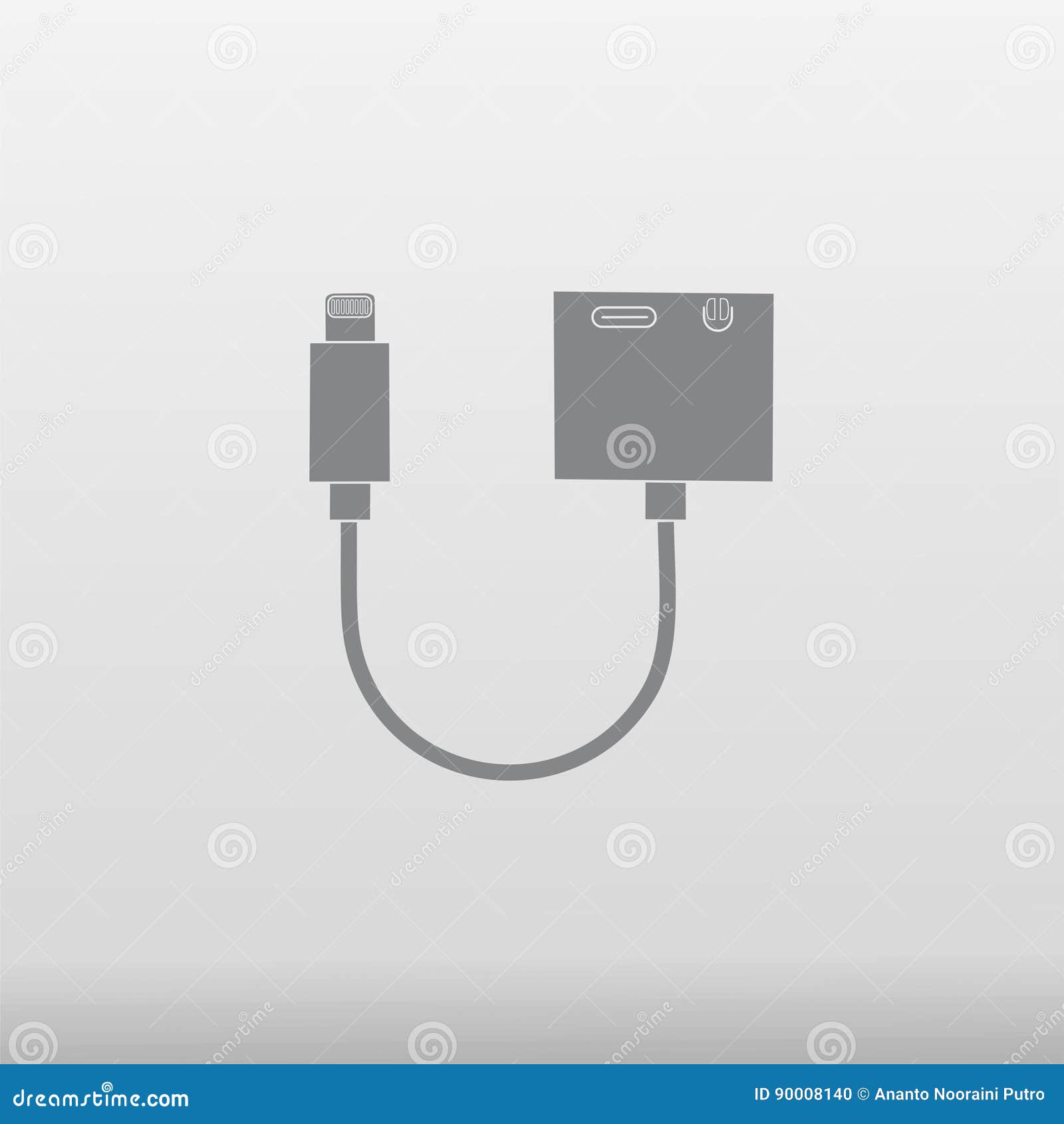 Jack Audio Input Icon. Jack Plug, Mic, Headphone Wire Symbol Vector ...