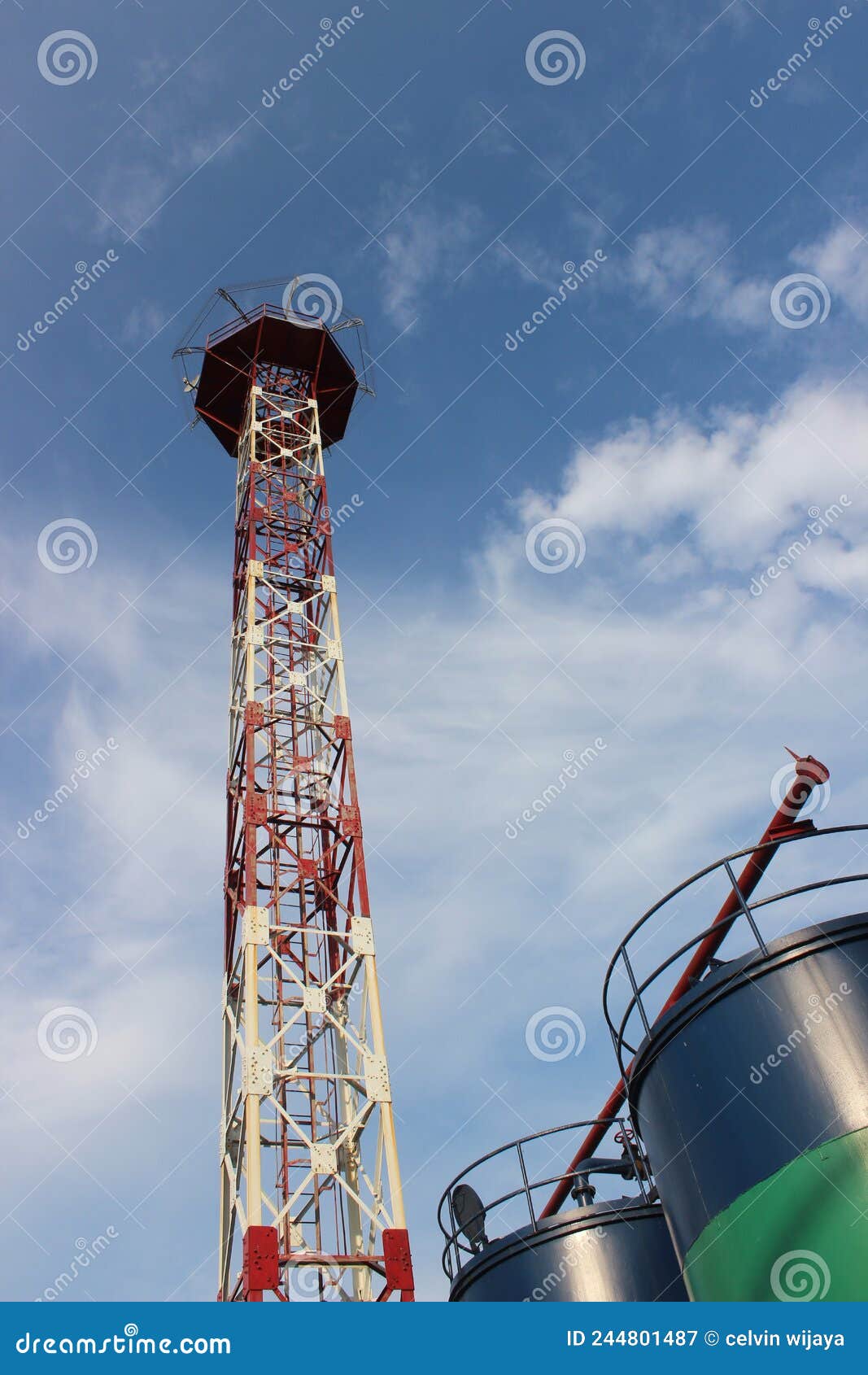 Lightning Tower Royalty-Free Stock Photography | CartoonDealer.com ...