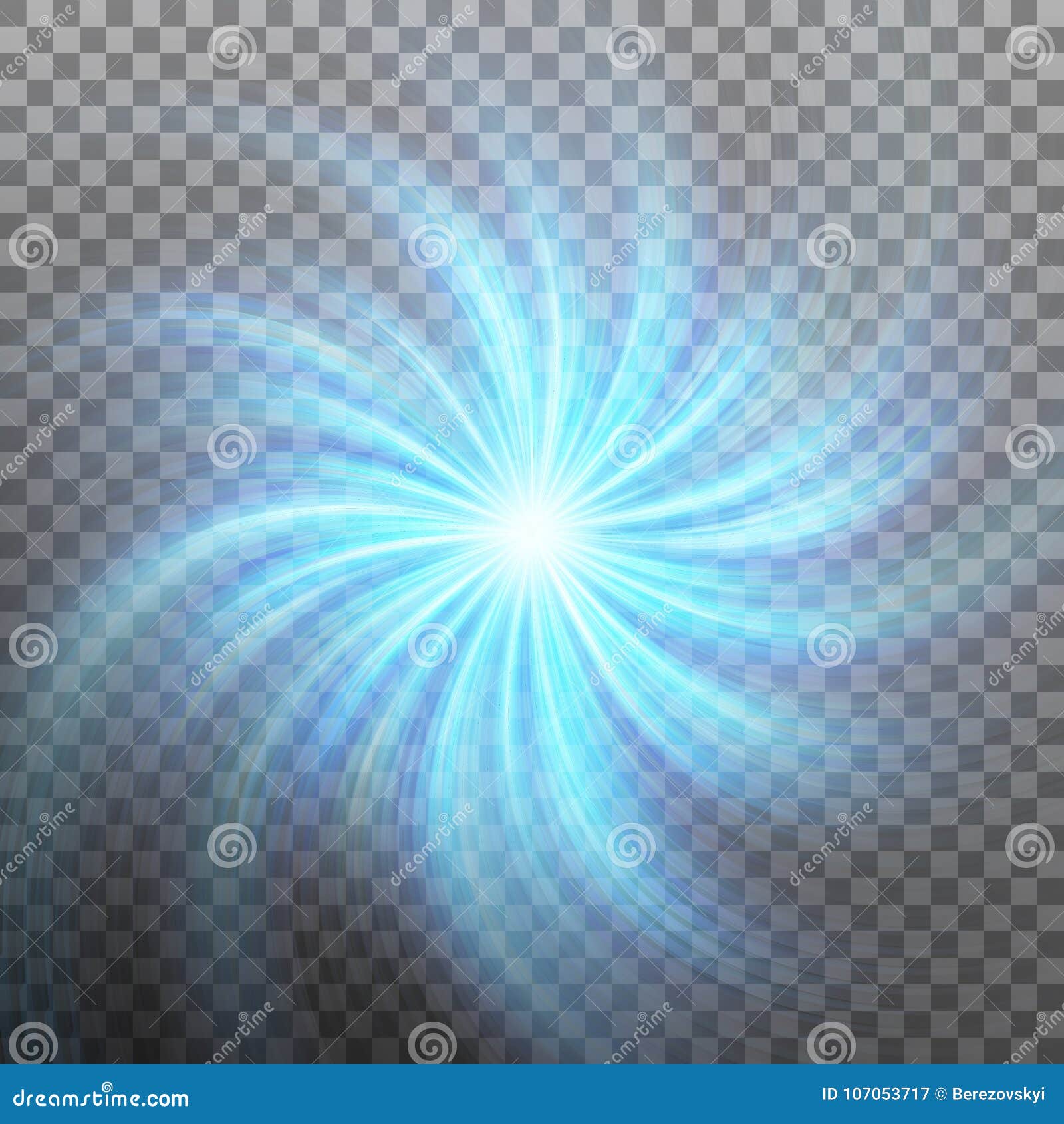 Lightning Vortex Effect with Transparency. EPS 10 Vector Stock Vector ...