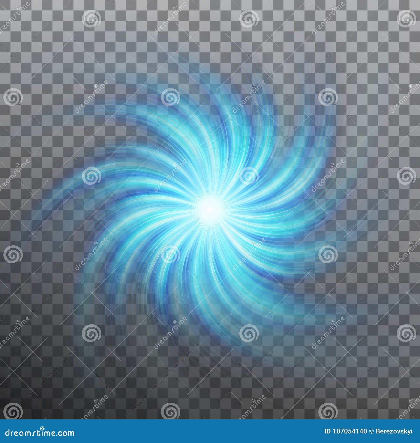 Lightning Vortex Effect with Transparency. EPS 10 Vector Stock Vector ...